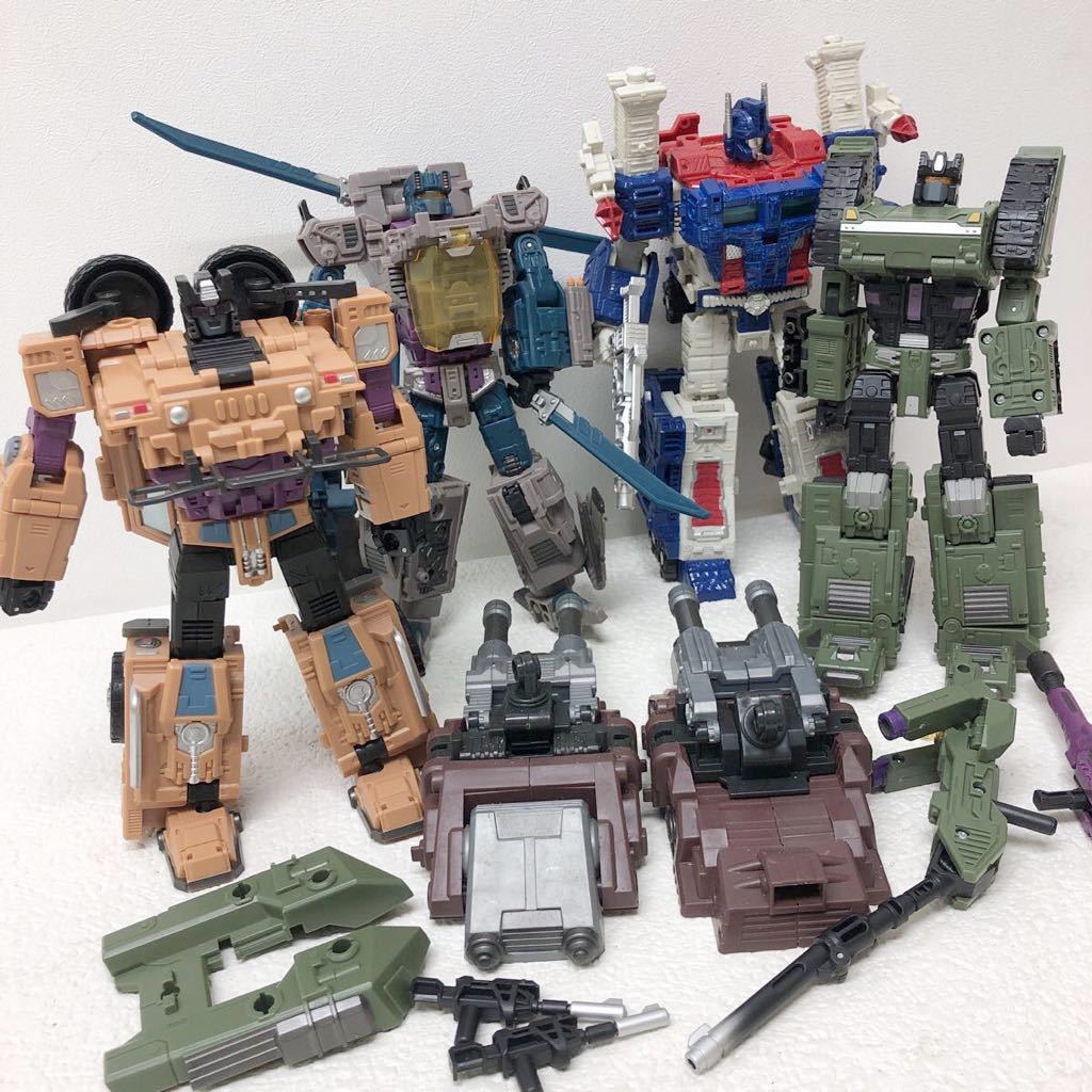 【やや傷や汚れあり】0710B まとめ★トランスフォーマー ロボット プラモデル 6点セット Warbotron WB-01F X-RAY ...