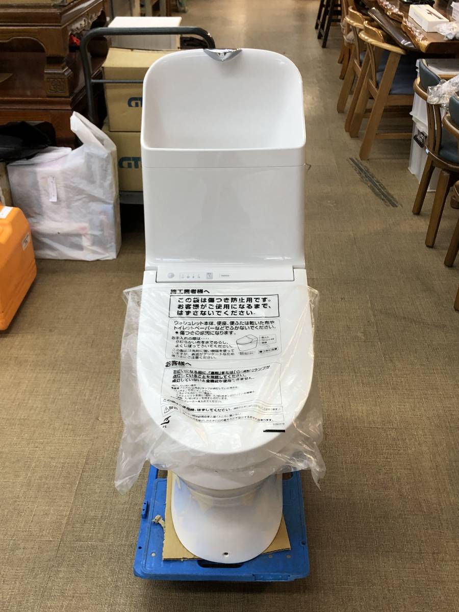 【未使用】 TOTO ウォシュレット 一体型便器ZJ2 CES9153 (便座TCF9153+便器CS348B) 手洗い付き #NW1 ホワイト 箱無し未使用品★直接お引渡し可 の落札情報詳細 ...