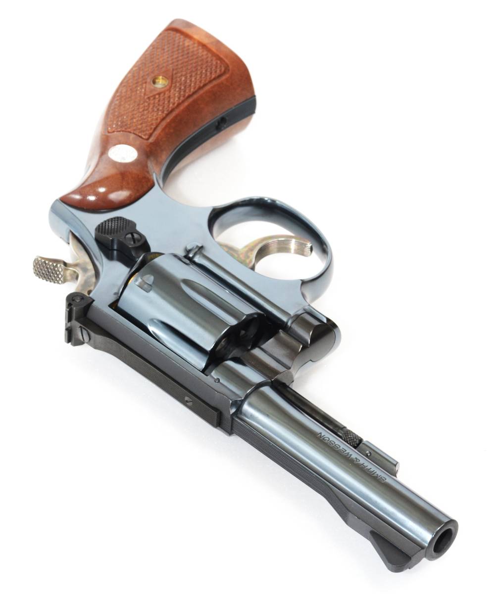 【未使用に近い】【S&W M15: The K-38 Combat Masterpiece】4inch HW ブルーイングモデル (タナカ ...