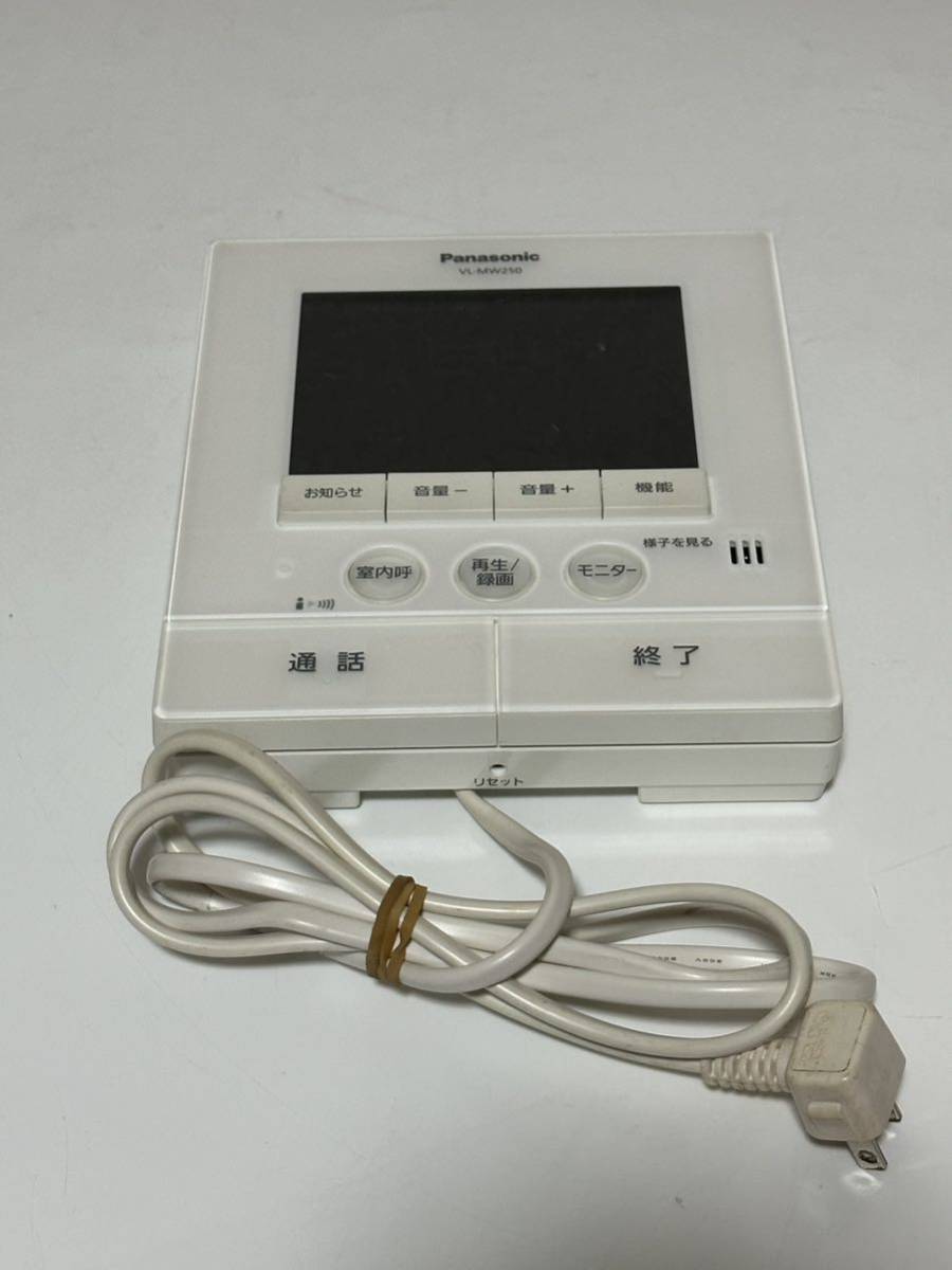 【やや傷や汚れあり】パナソニック VL-MW250 テレビドアホン 親機の落札情報詳細 - ヤフオク落札価格検索 オークフリー