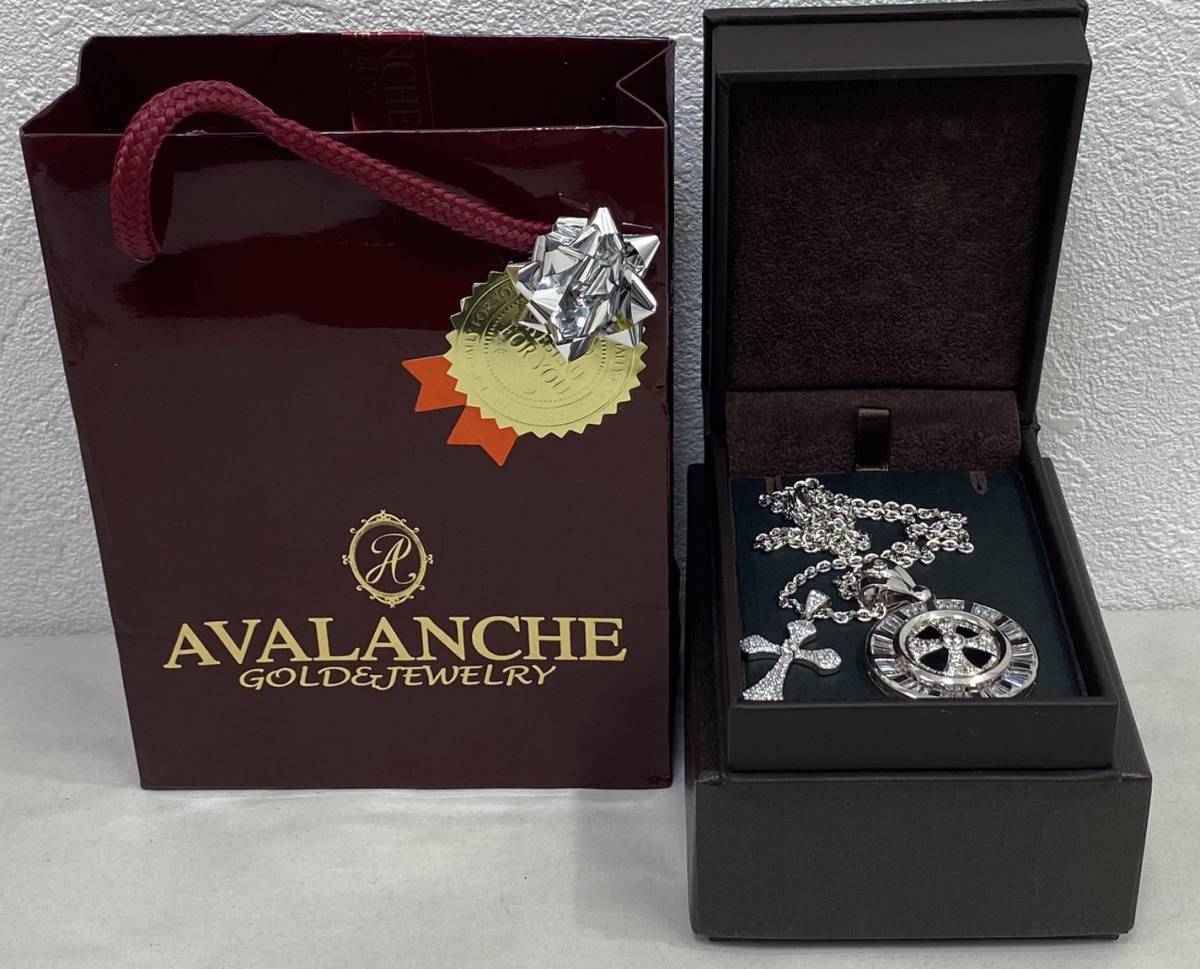 【未使用】【GY-4264OS】AVALANCHE アヴァランチ SILVER シルバー 925 クロス ネックレス 総重量25.8g メンズ アクセサリー オシャレ 銀製品 美品の落札情報 ...