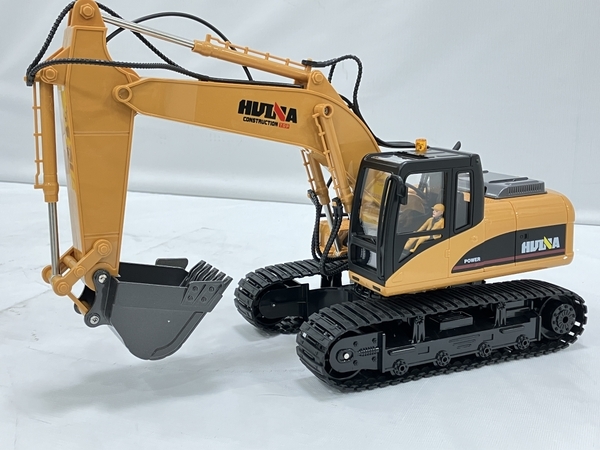 【目立った傷や汚れなし】HUINA TOYS 1535 1/14 15ch EXCAVATOR パワーショベル ラジコン 中古 良好 ...