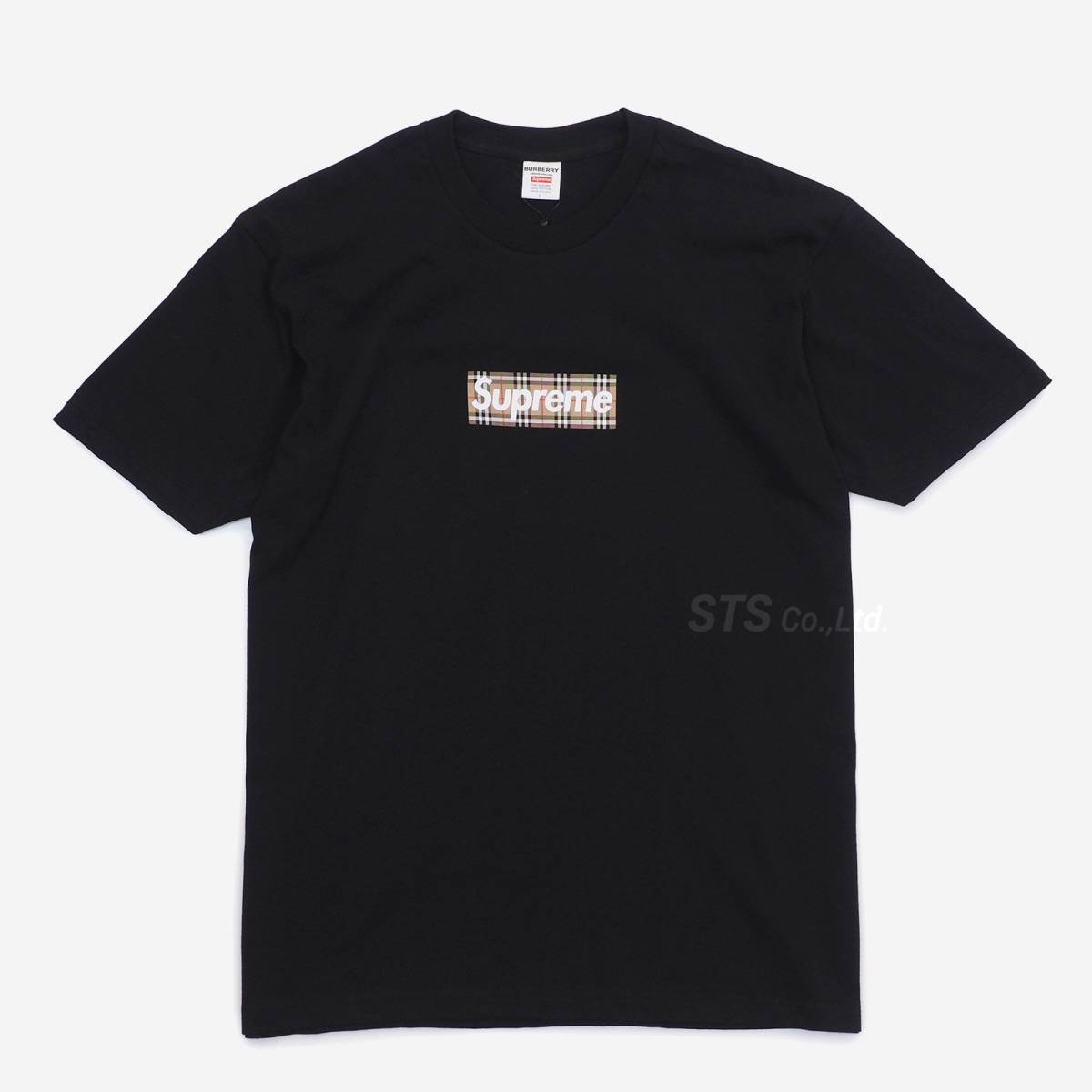 【未使用】Supreme/Burberry Box Logo Tee 黒L シュプリーム/バーバリー ボックス ロゴ ティー 2022SSの落札情報詳細 - ヤフオク落札価格検索 オークフリー