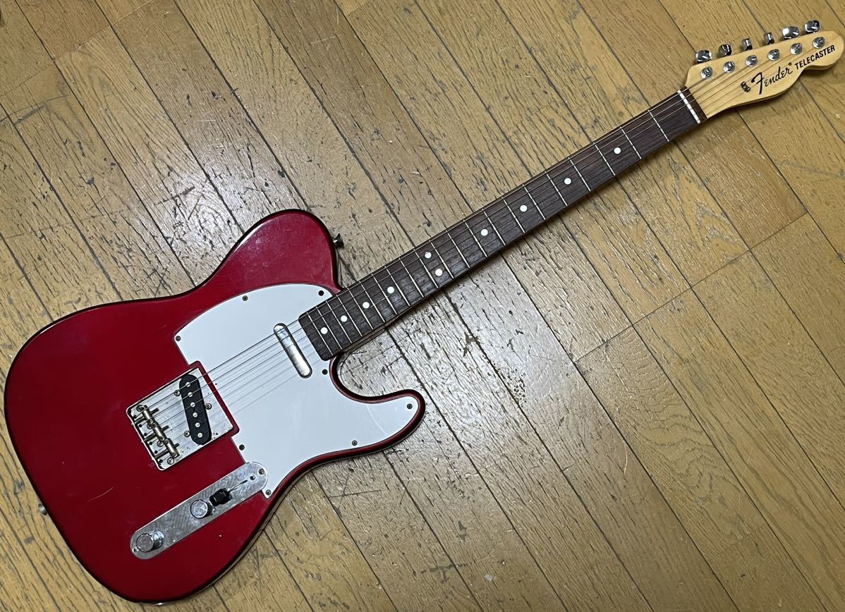 【傷や汚れあり】【Eシリアル】ST314-55 Fender Japan ミディアムスケール 【メンテ済み】キャンディアップルレッド ...