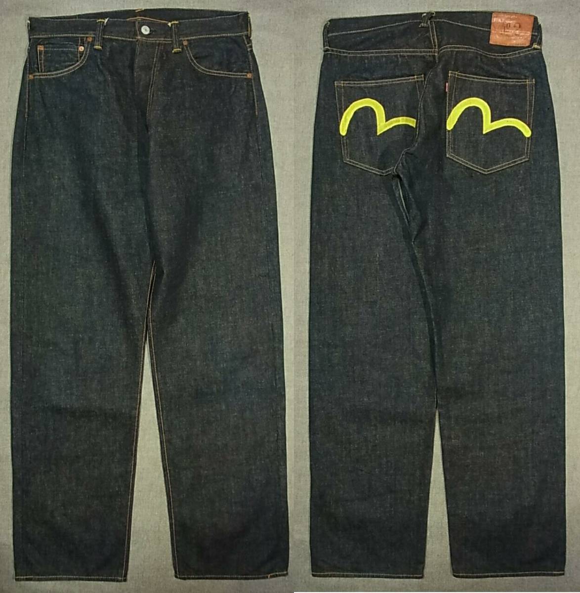 【目立った傷や汚れなし】W34 エヴィス 2001 No.2 黄色カモメ 虎耳 evisuタブの落札情報詳細 - ヤフオク落札価格検索 オークフリー