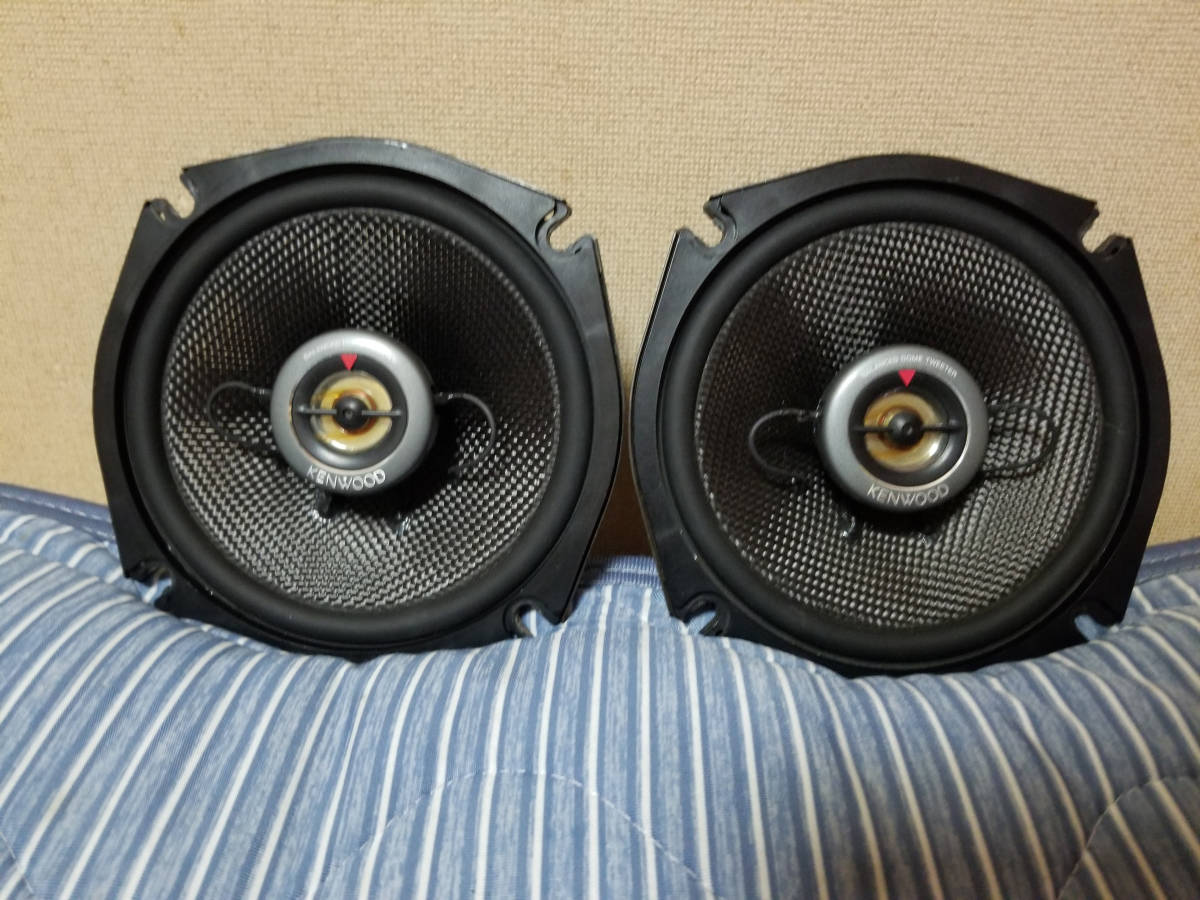 【やや傷や汚れあり】kenwood ケンウッド Kfc U1790 17cm 2wayコアキシャルスピーカー 2個セット Max150wの落札