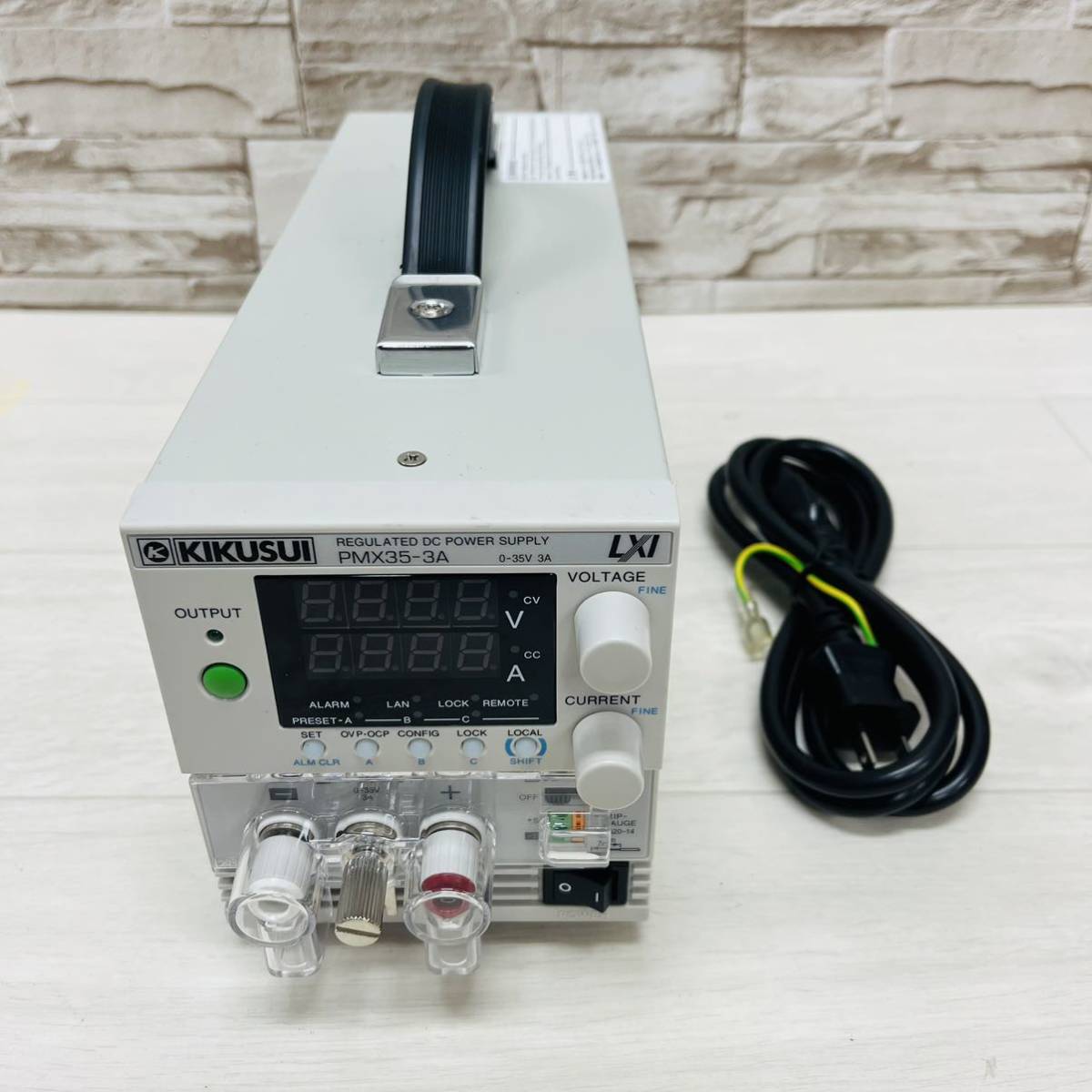 【目立った傷や汚れなし】☆希少・1円〜☆ Kikusui 菊水 Regulated Dc Power Supply Pmx35 3a