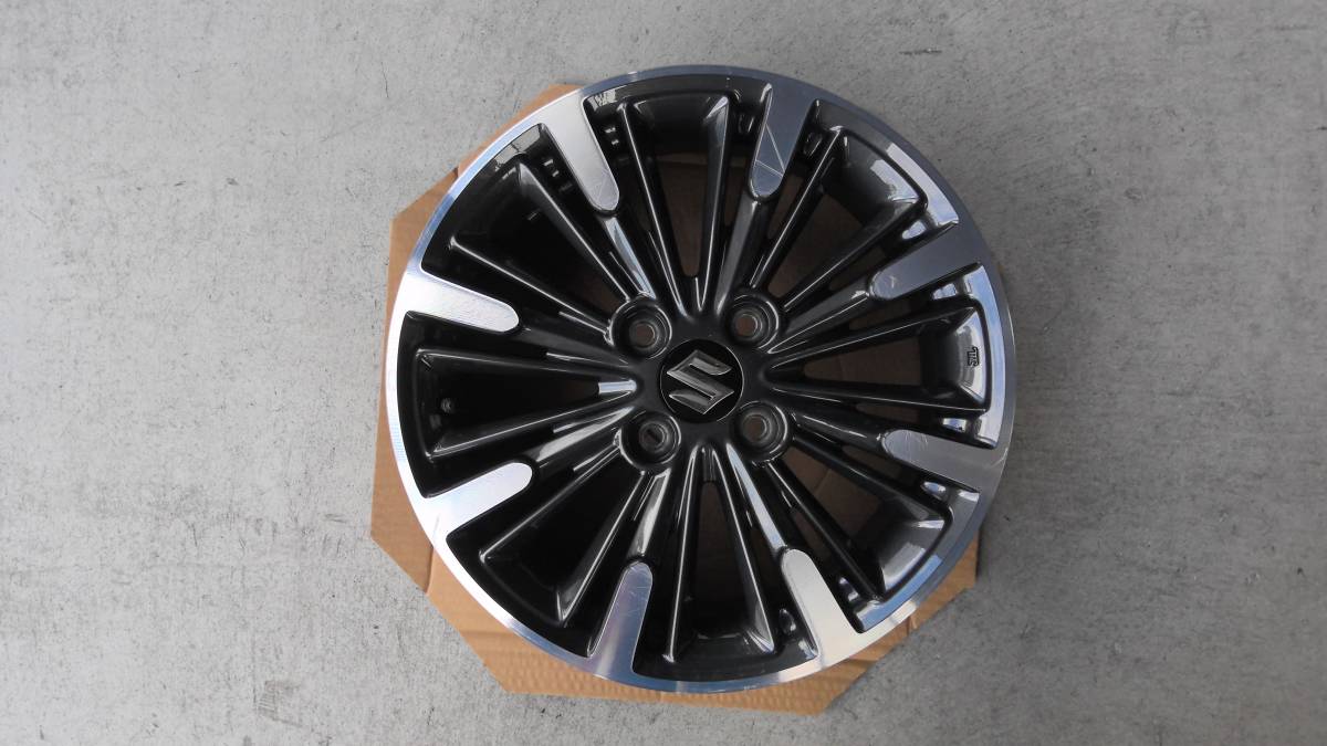 【傷や汚れあり】☆★スペーシアカスタム MK53S 4.5Jx15 ＋45 PCD100 4H 純正アルミホイール 1本 中古品★☆の落札情報詳細 - ヤフオク落札価格検索 オークフリー