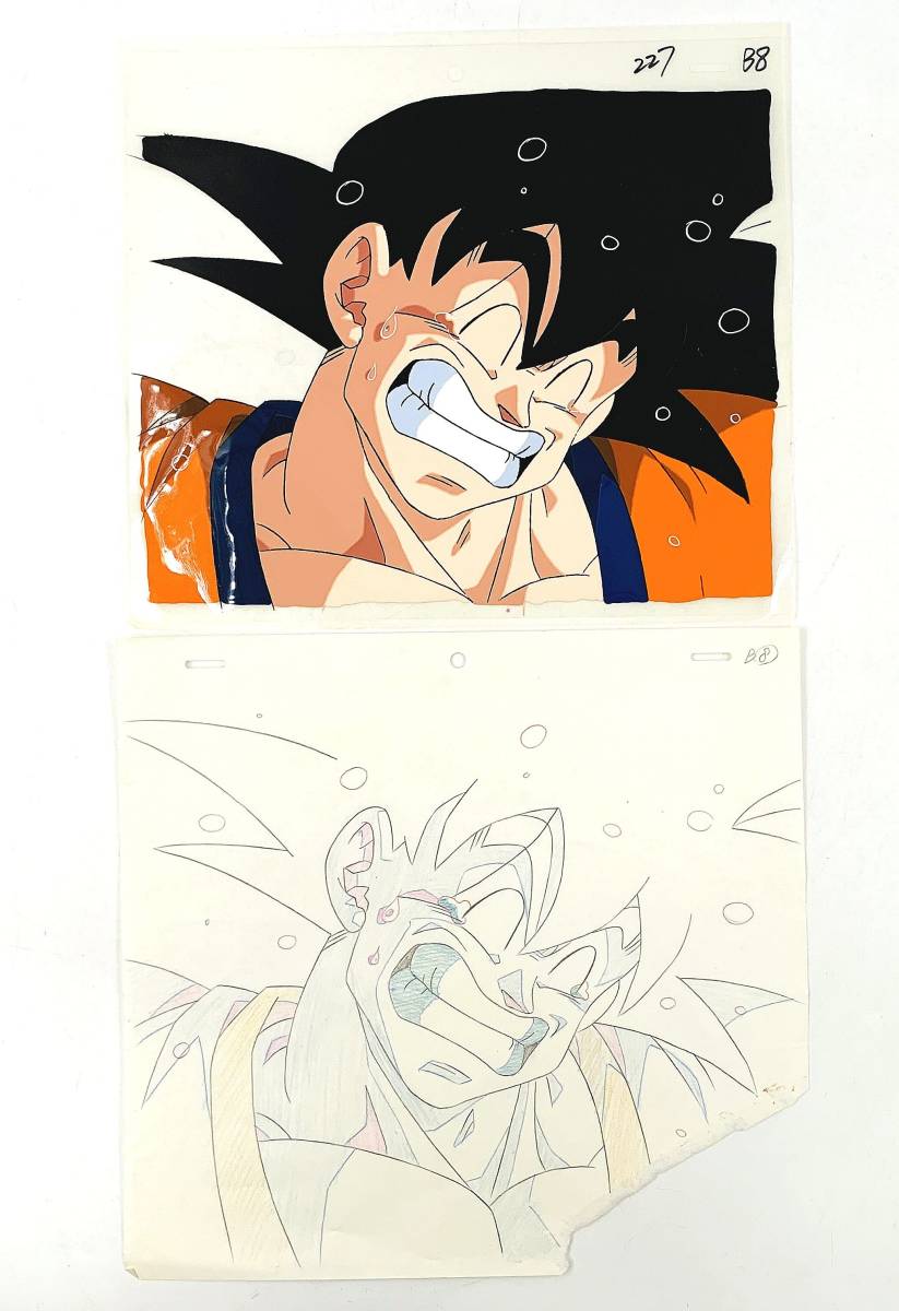 【やや傷や汚れあり】ドラゴンボール DRAGON BALL 孫悟空 セル画 原画 当時物 希少 227 B8 サイズ 24×27cmの落札情報 ...