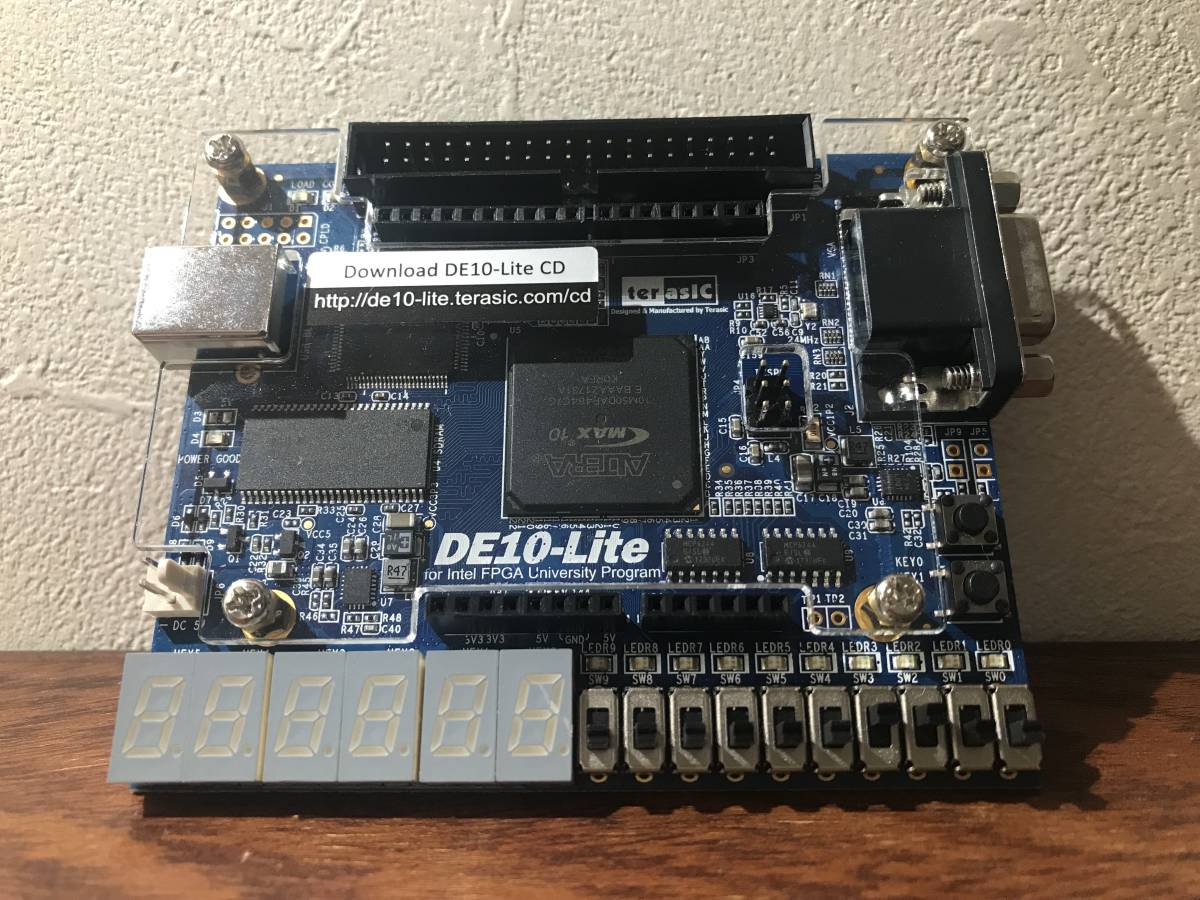 【目立った傷や汚れなし】Intel FPGA MAX10搭載 開発ボード DE10-Lite Board Terasic製 中古動作品の落札 ...