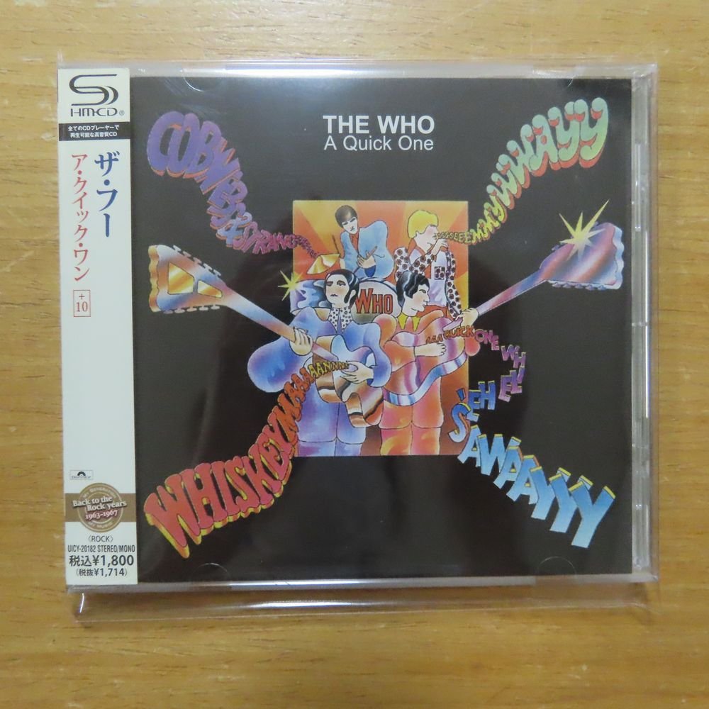 【目立った傷や汚れなし】〈紙ジャケBOX/2SHM-CD/廃盤/特典完備〉送料込 THE WHO ザ・フー / A QUICK ONE BOX ...