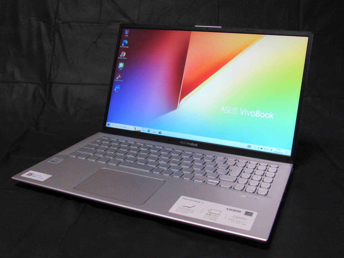 【やや傷や汚れあり】美品 軽量 ASUS VivoBook 15 X512J 第10世代 Core i5-1035G1 3.60GHz メモリ ...