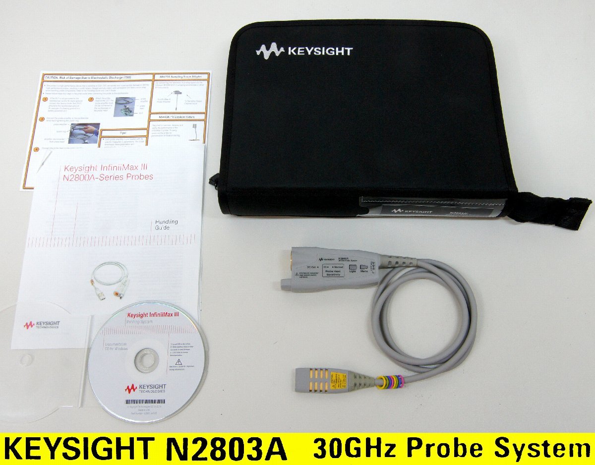 【やや傷や汚れあり】KC44757 KEYSIGHT/キーサイト N2803A 30GHz Probe System InfiniiMax ...