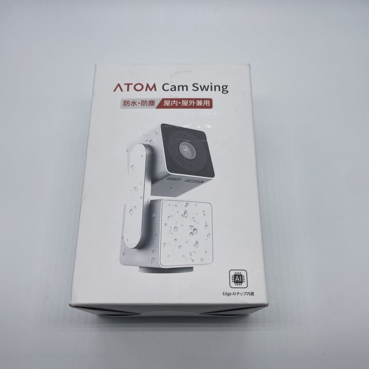 【未使用】アトムテック(ATOM tech) ネットワークカメラ ATOM Cam Swing 1080p フルHD 高感度CMOSセンサー ...