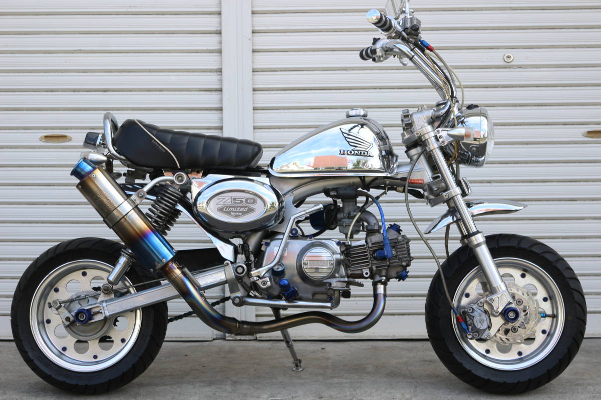 【傷や汚れあり】HONDA モンキーリミテッド(AB27)改88cc チタンマフラー ブレンボ 10インチカスタム メッキ 神奈川県 税込み 即決 追加画像ありの落札情報詳細 - Yahoo ...