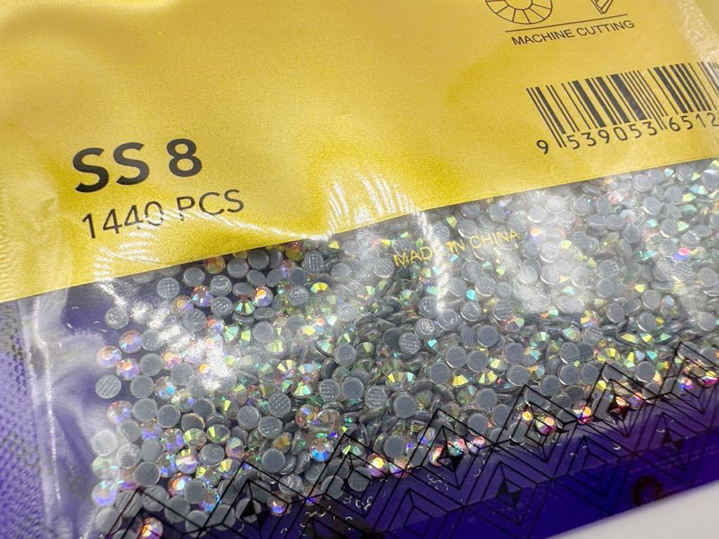 【未使用】SS8 1440粒 クリスタルAB 2mm ダイヤモンド ライン クリスタル ネイル デコ ガラス ストーン ネイル パーツ アクセサリーの落札情報詳細 - ヤフオク落札価格検索 ...