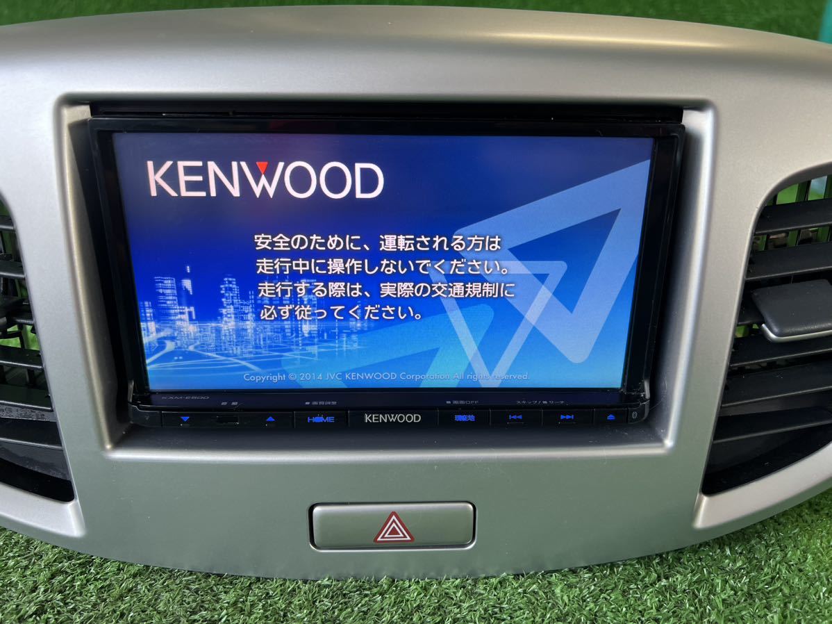 【目立った傷や汚れなし】スズキMH44S ワゴンR純正 ナビ ケンウッド KXM-E500 Bluetooth フルセグ DVD CD SD ...