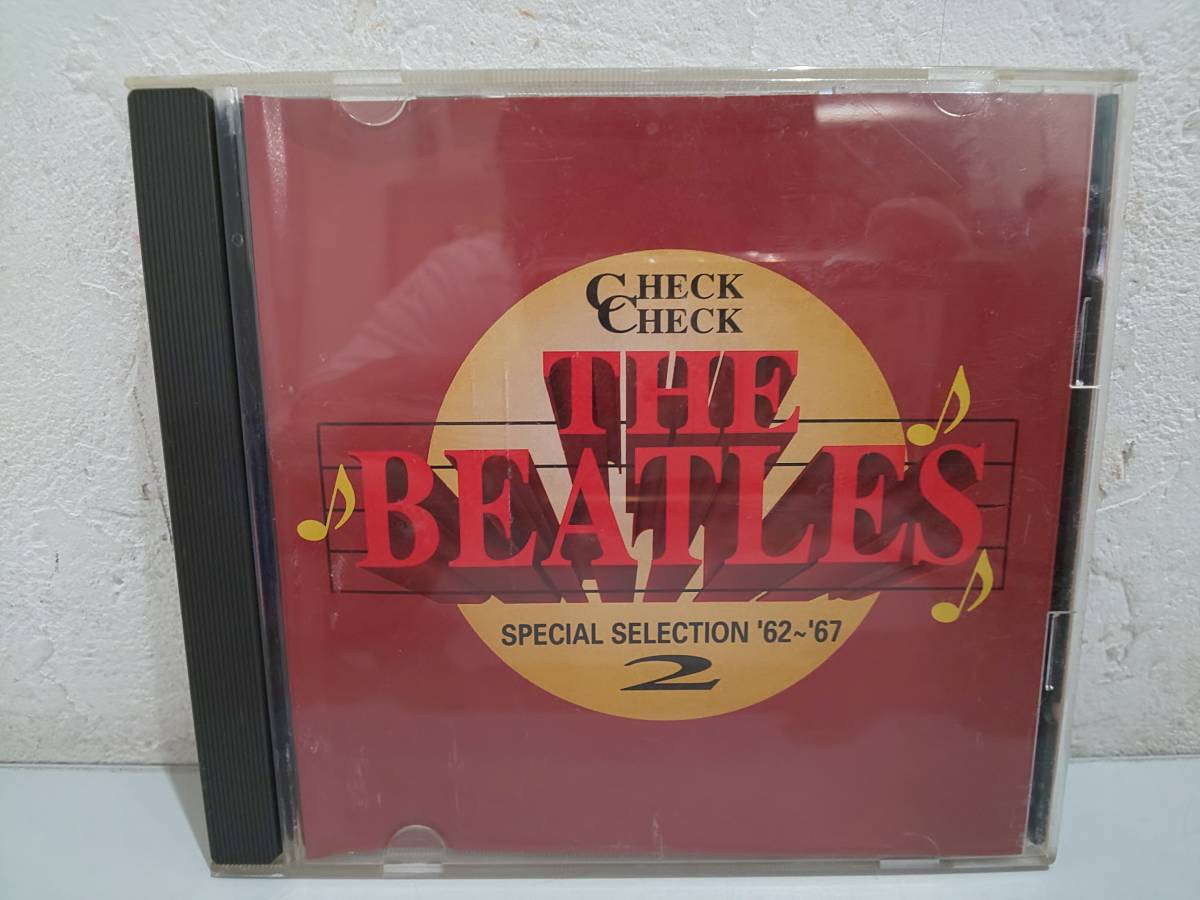 【やや傷や汚れあり】54156★CD CHECK CHECK THE BEATLES 2 SPECIAL SELECTION '62~'67の ...