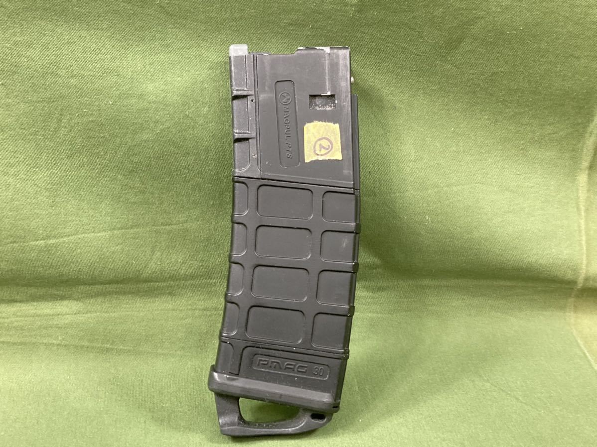 【やや傷や汚れあり】② 『希少品』 MAGPUL PTS / G&P WA M4 系 ガスブローバック 用 PMAG マガジン ブラック 作動 ...