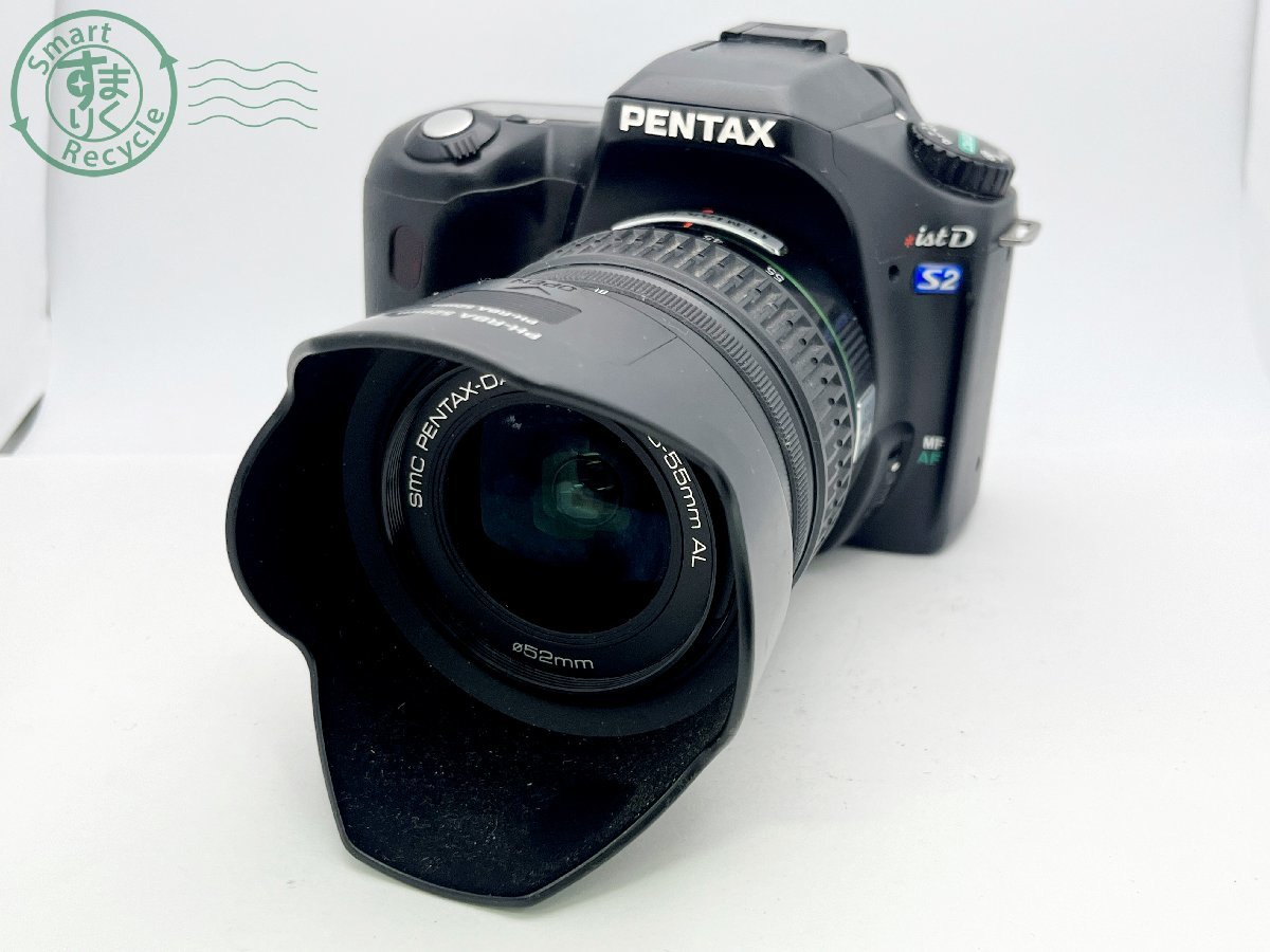 【全体的に状態が悪い】11523634 PENTAX ペンタックス ist D S2 一眼レフデジタルカメラ SMC PENTAX-DA 1:3.5-5.6 18-55㎜ AL 通電確認済み ...