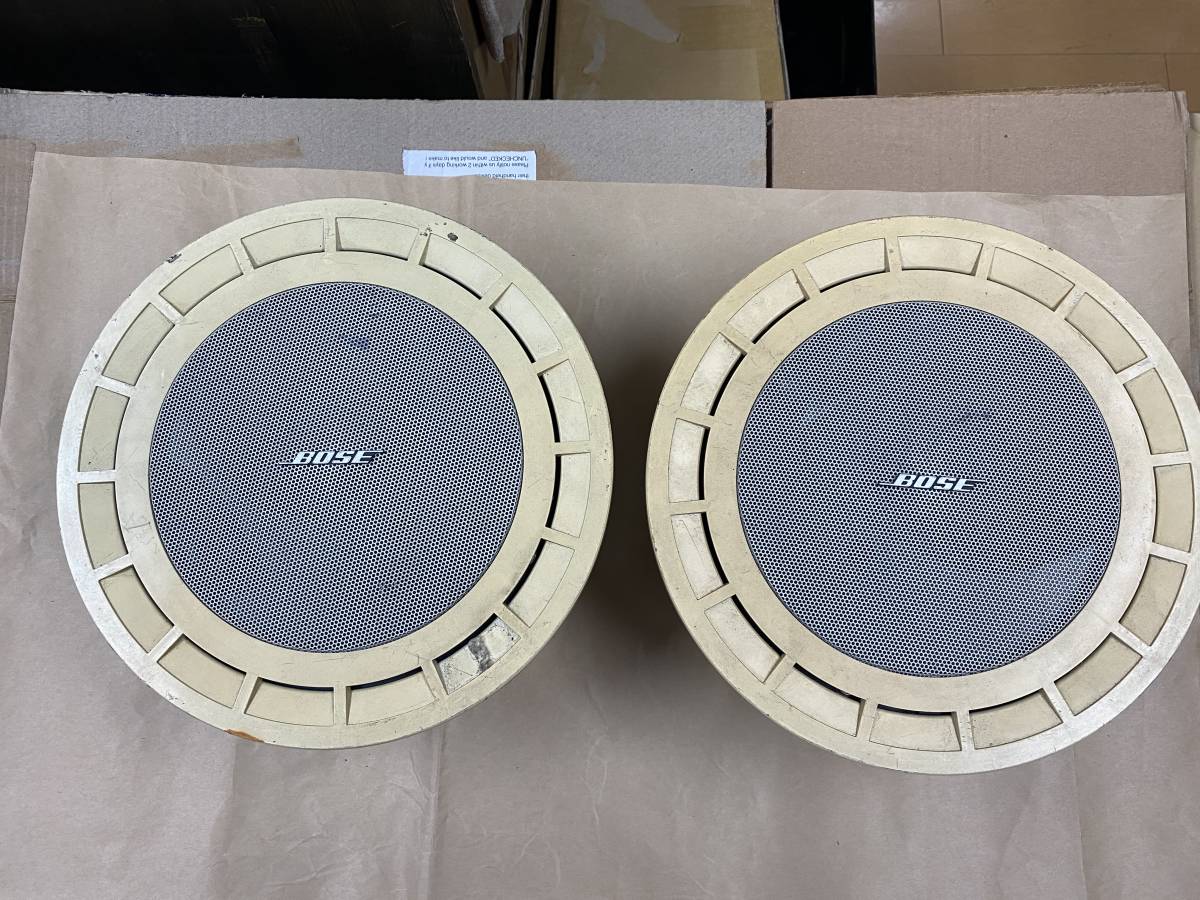 【傷や汚れあり】BOSE ボーズ 111 CL 天井埋込型 スピーカー【ペア連番】の落札情報詳細 - ヤフオク落札価格検索 オークフリー