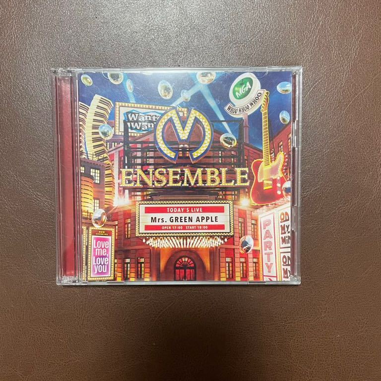 【傷や汚れあり】Mrs.GREEN APPLE / ミセスグリーンアップル ENSEMBLE 初回限定盤 CD+DVDの落札情報詳細 - ヤフオク落札価格検索 オークフリー