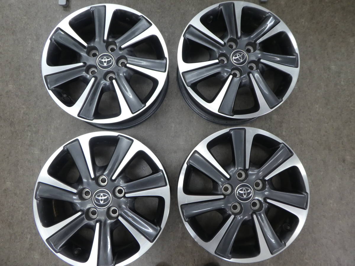 【傷や汚れあり】☆ TOYOTA トヨタ 純正 16インチ 80系 エスクァイア ノア ヴォクシー 後期型 純正アルミホイール 4本 中古品 ...