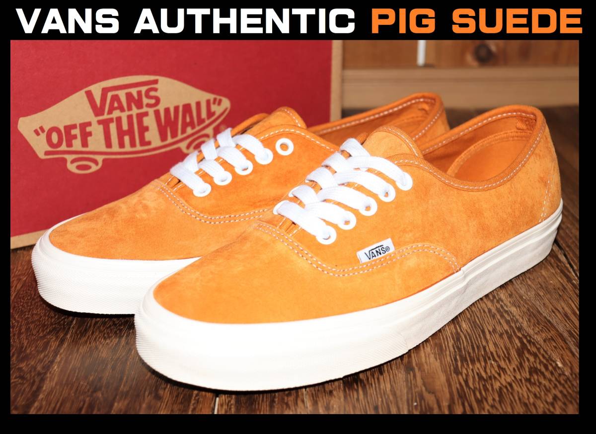 【未使用】送料無料 即決【未使用】 VANS ★ AUTHENTIC PIG SUEDE (US9/27cm) ★ バンズ オーセンティック ピッグスエード 撥水加工 USA企画の落札情報詳細 ...