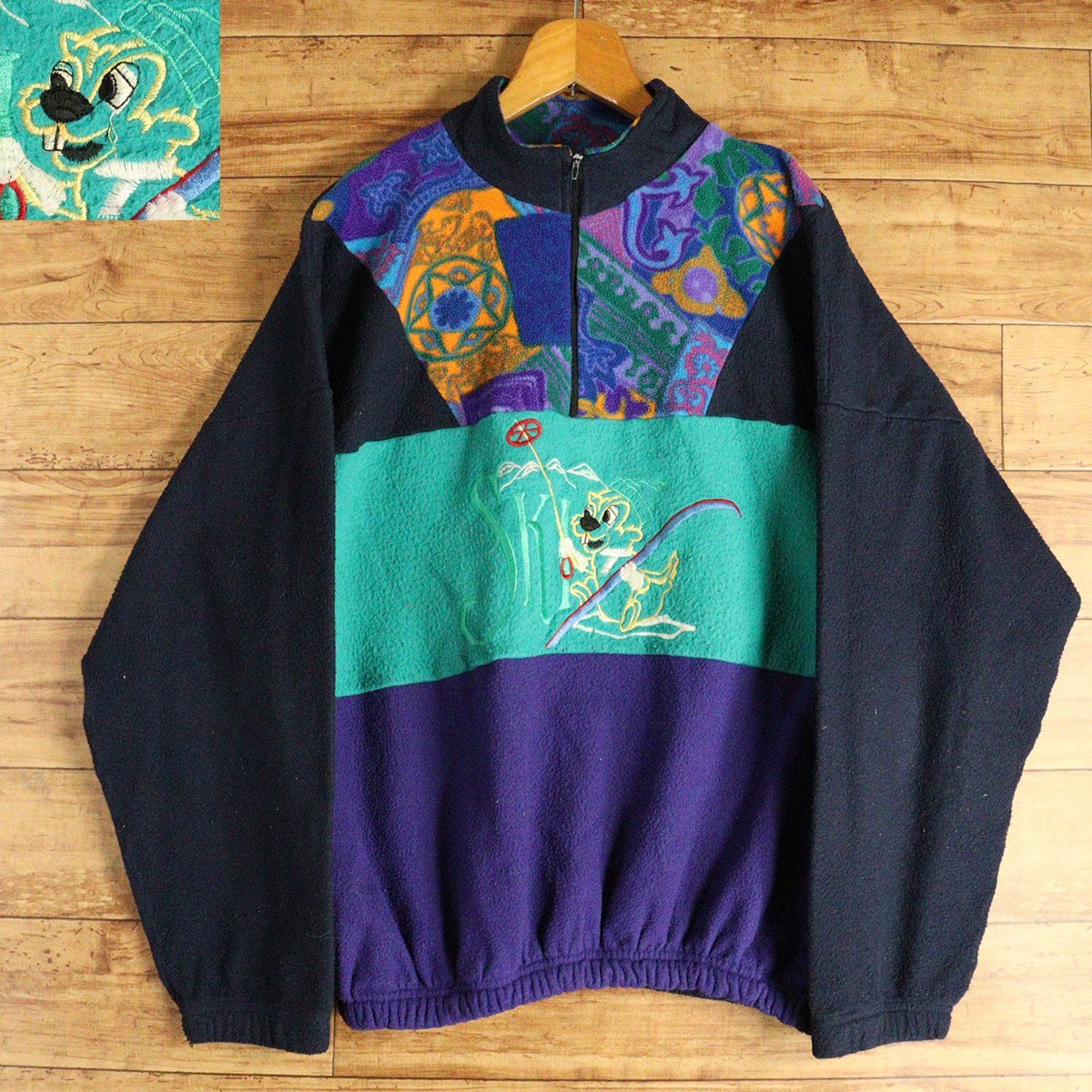 【目立った傷や汚れなし】C2K/K5.5-2 フリースジャケット ハーフジップジャケット キャラクター スキー 幾何学 ブルゾン アウター アウトドアの落札情報詳細 - ヤフオク落札価格検索 ...