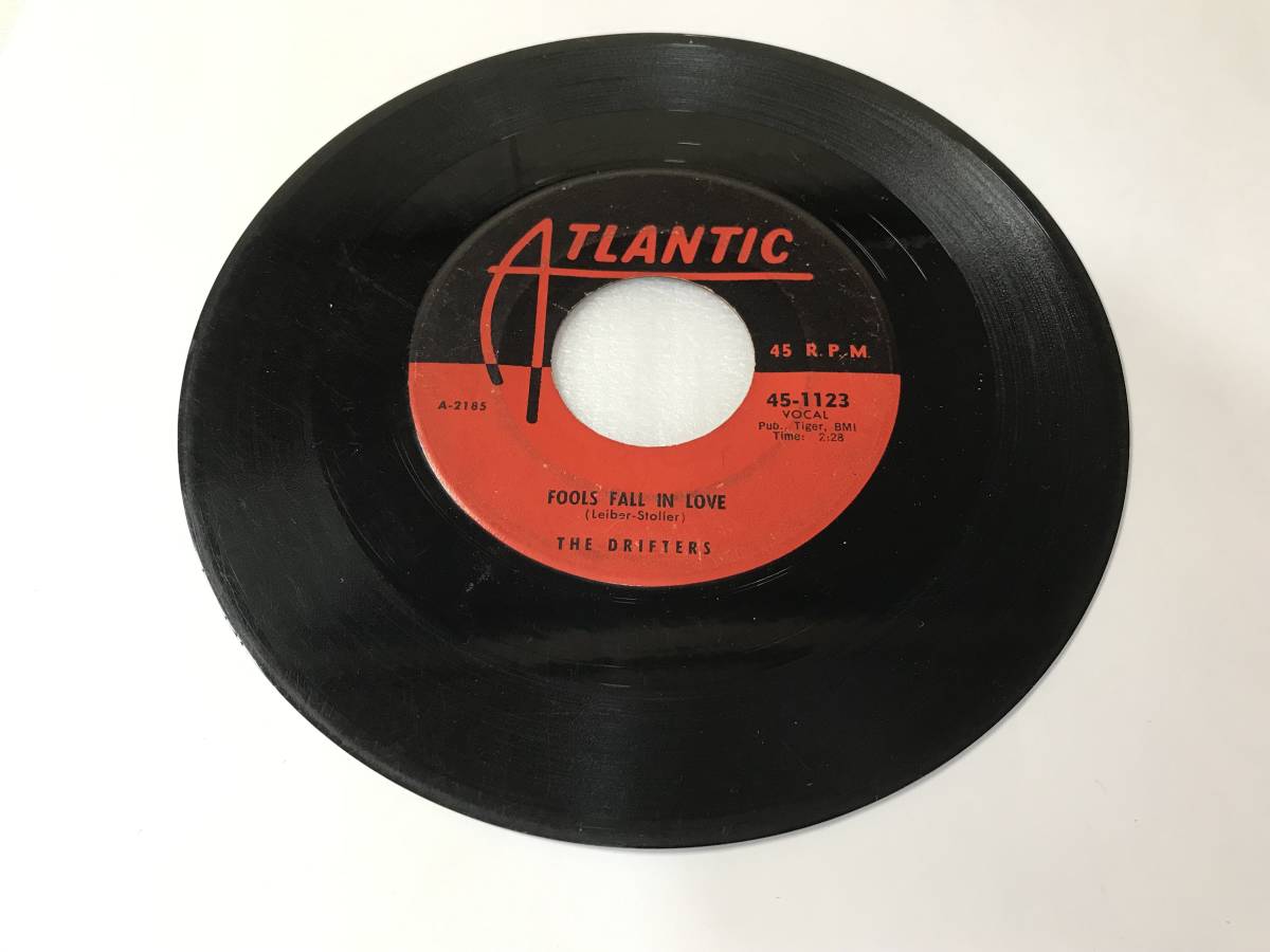 【傷や汚れあり】The Drifters/Atlantic 45-1123/Fools Fall In Love/It Was A Tear ...