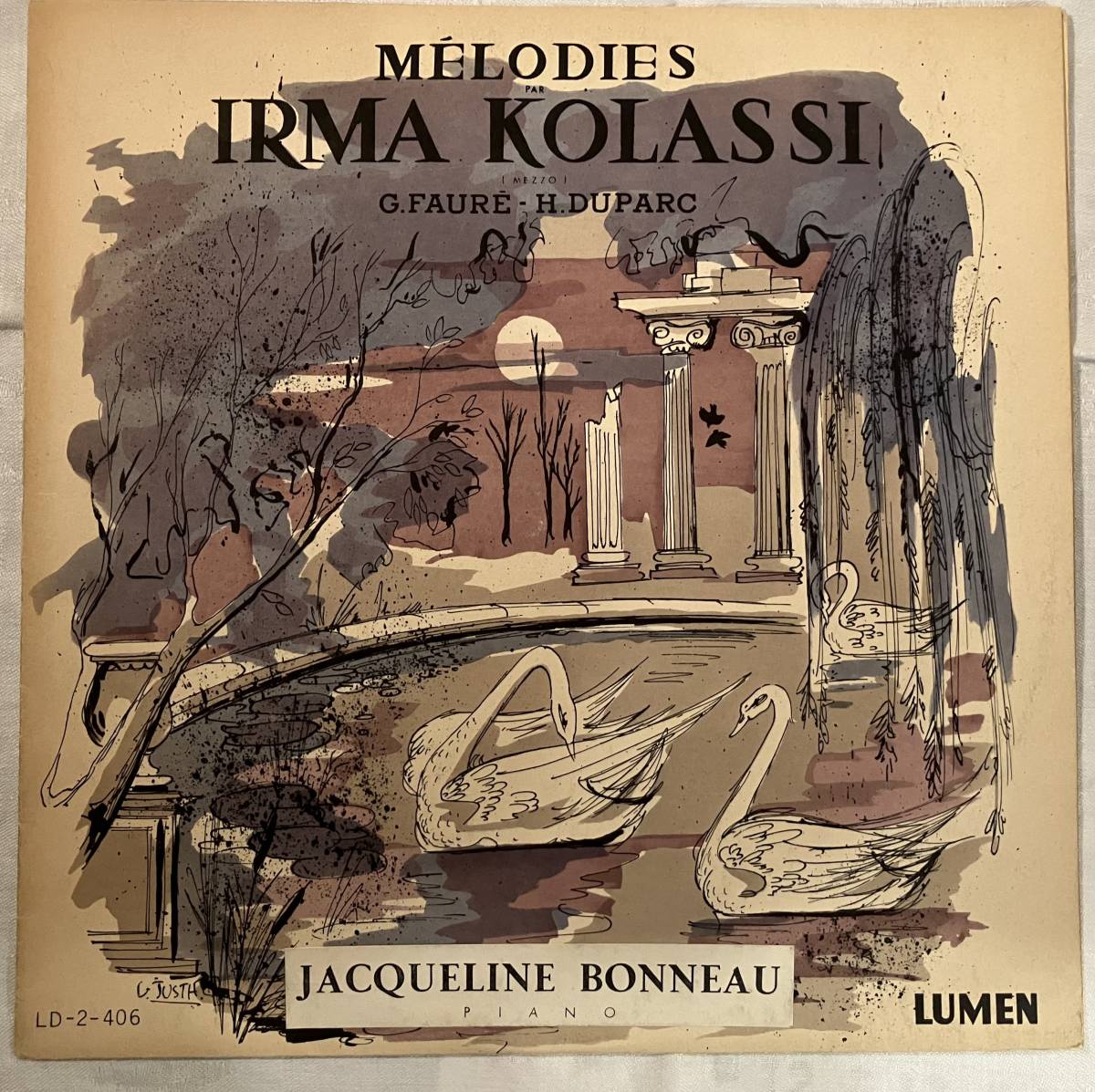 【目立った傷や汚れなし】激レア盤 IRMA KOLASSI イルマ・コラッシ「フォーレ・デュパルク歌曲集」 仏LUMEN/オリジナル盤の落札 ...