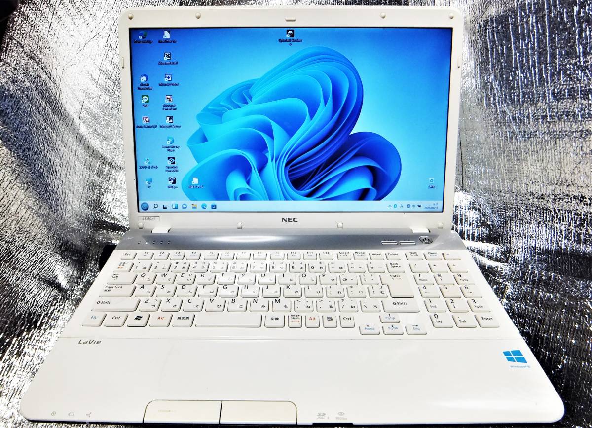 【目立った傷や汚れなし】 NEC LS150/F Pentium プロセッサー B970 2.3GHz メモリー6GB 新品SSD256GB ...