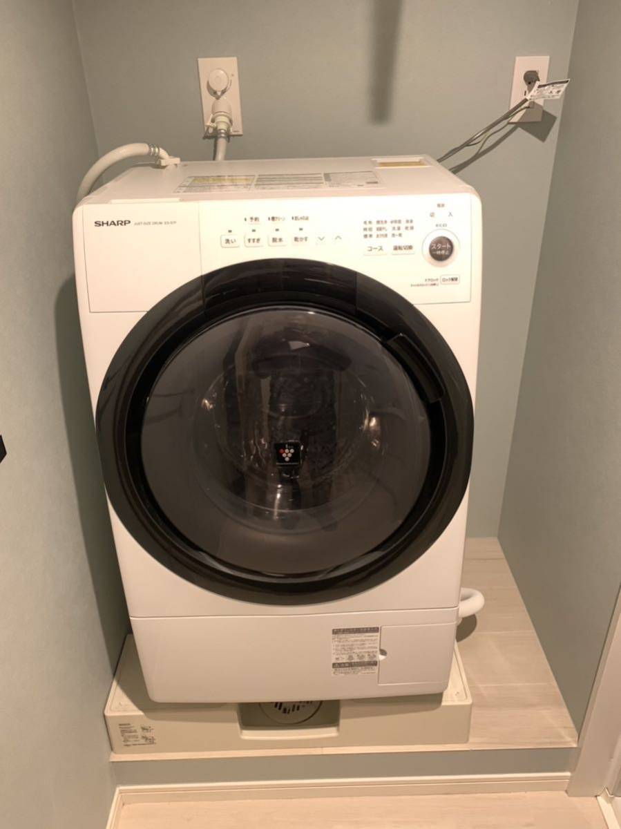 【目立った傷や汚れなし】美品/シャープ ドラム式洗濯乾燥機 ES-S7F-WL 2021年製 洗濯7kg 乾燥3.5kg 左開き プラズマクラスター SHARP 家電の落札情報詳細 ...