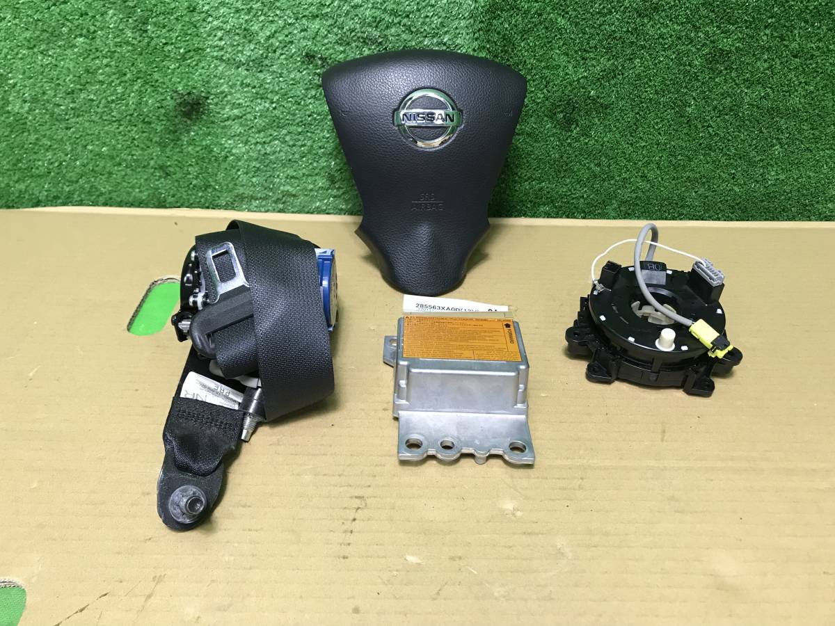 【やや傷や汚れあり】H29年 管1077 LDF-VW2E26 E26 キャラバン NV350 プレミアムGX 純正 エアバックカバーセット シートベルト右 インフレーター無しの落札情報詳細 ...