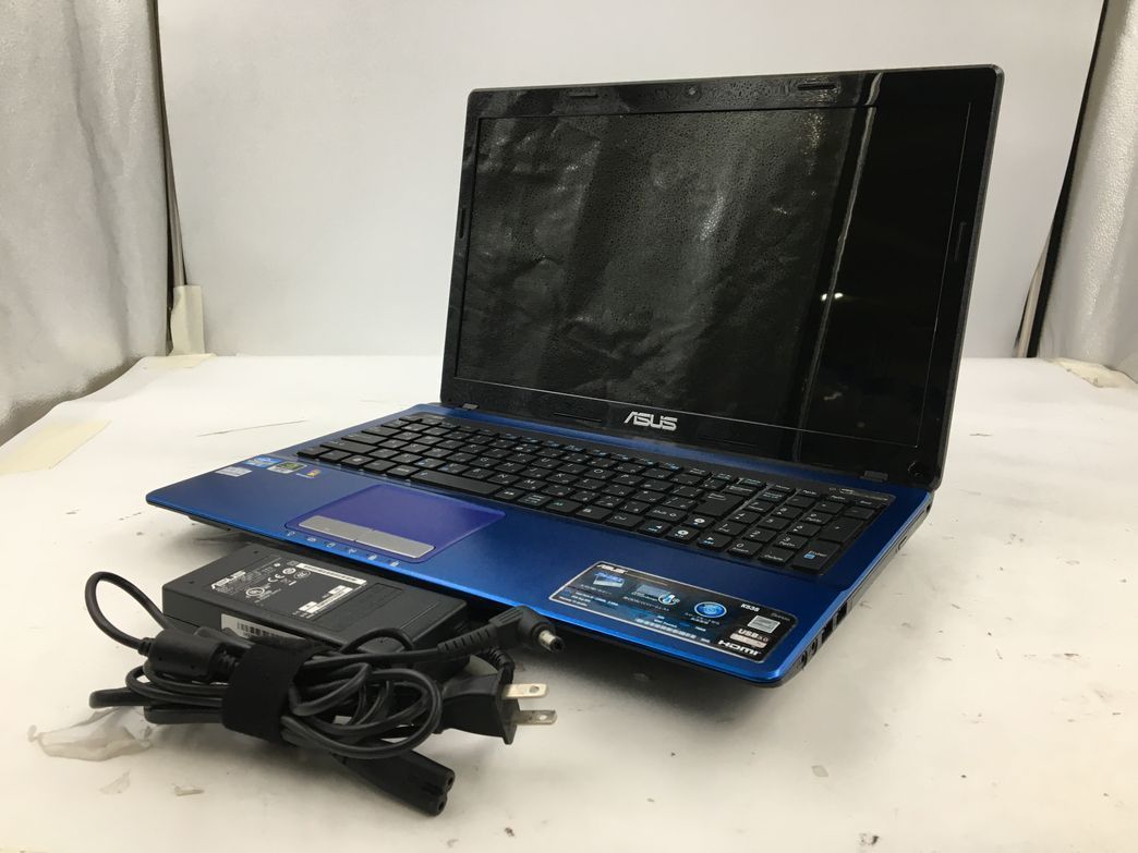 【やや傷や汚れあり】ASUS/ノート/HDD 750GB/第2世代Core i5/メモリ4GB/4GB/WEBカメラ有/OS無/NVIDIA ...