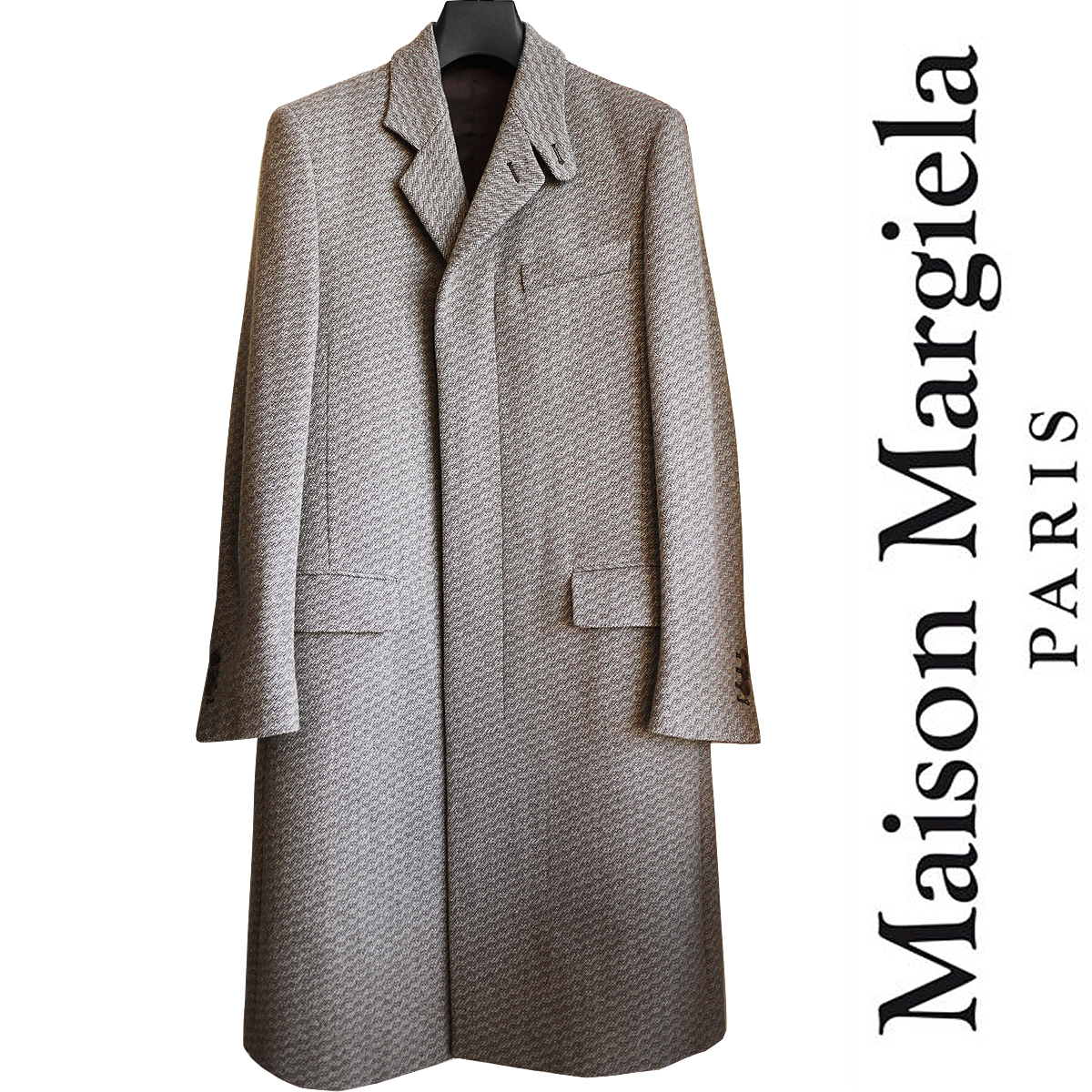 【目立った傷や汚れなし】1/1(月)終了 正規品 メゾンマルジェラ Maison Margiela ウール チェスターコート ジャケット マルタンマルジェラ ライダースブルゾンの落札情報詳細 ...