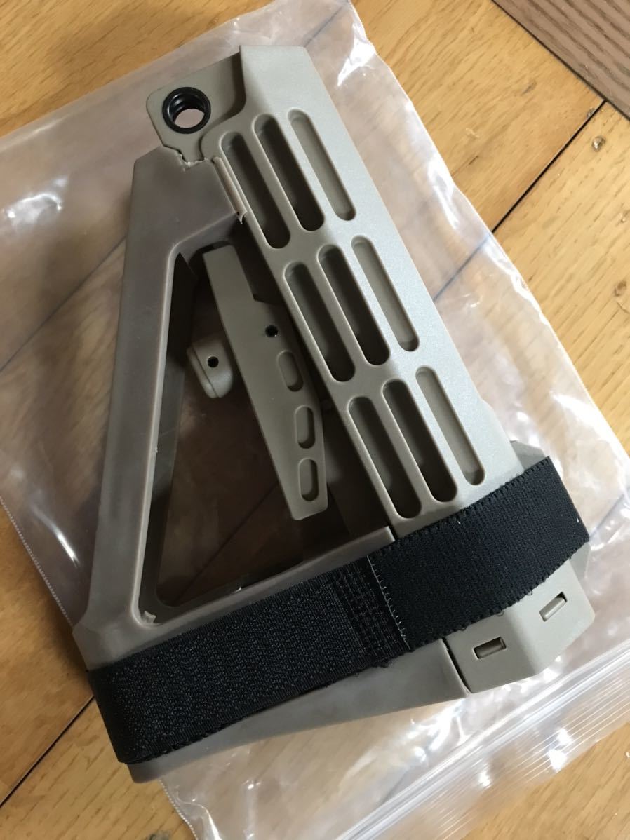 【未使用】海外製 新品 SB TACTICAL SBA4 タイプ ストック ブレース pistol stabilizing brace FDE ...