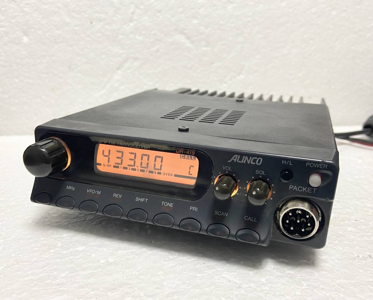 【やや傷や汚れあり】ALINCO DR-419HX UHF FM TRANSCEIVERの落札情報詳細 - ヤフオク落札価格検索 オークフリー