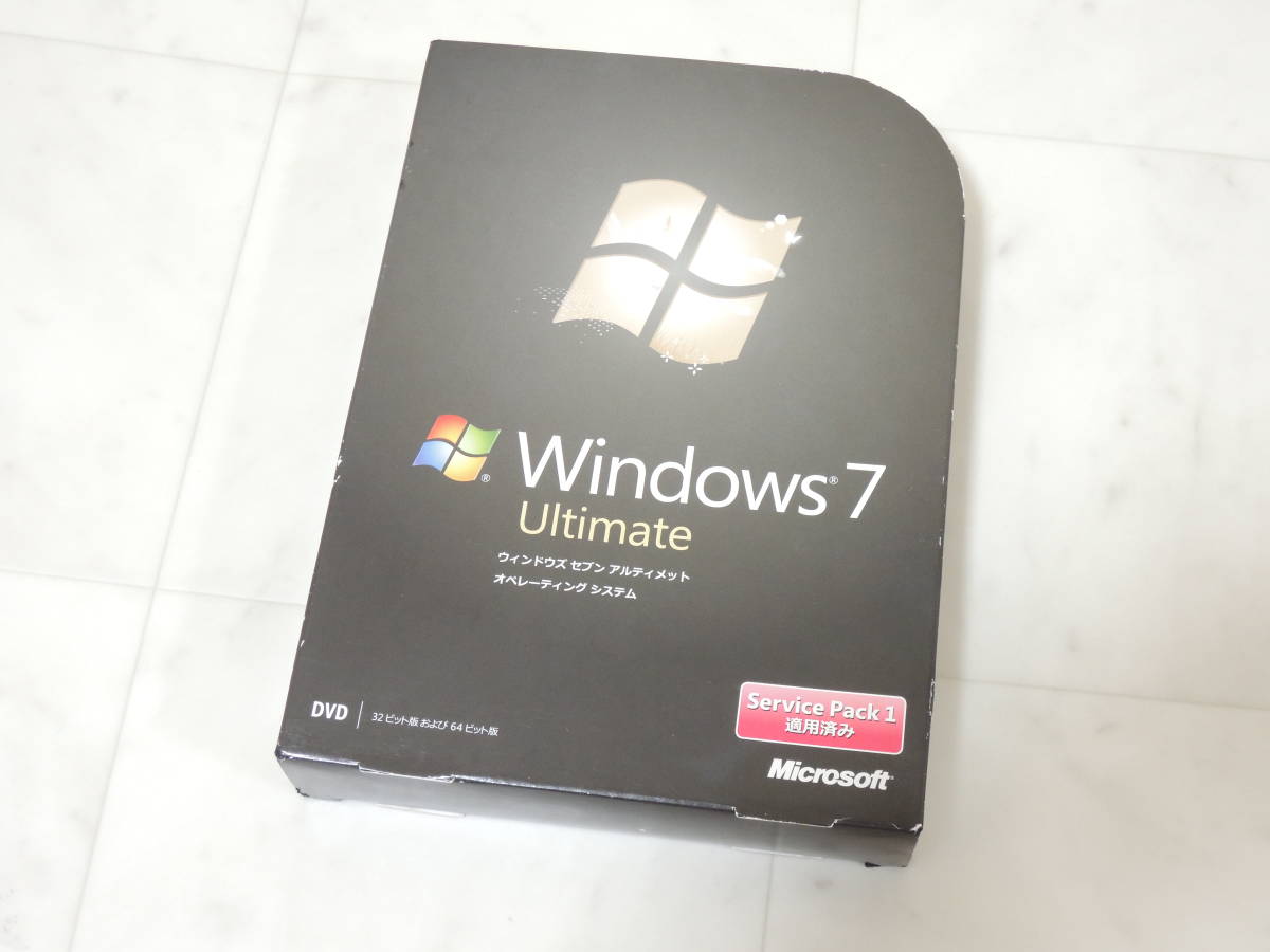 【傷や汚れあり】A-04961 Microsoft Windows 7 Ultimate Service Pack 1 日本語版 ...
