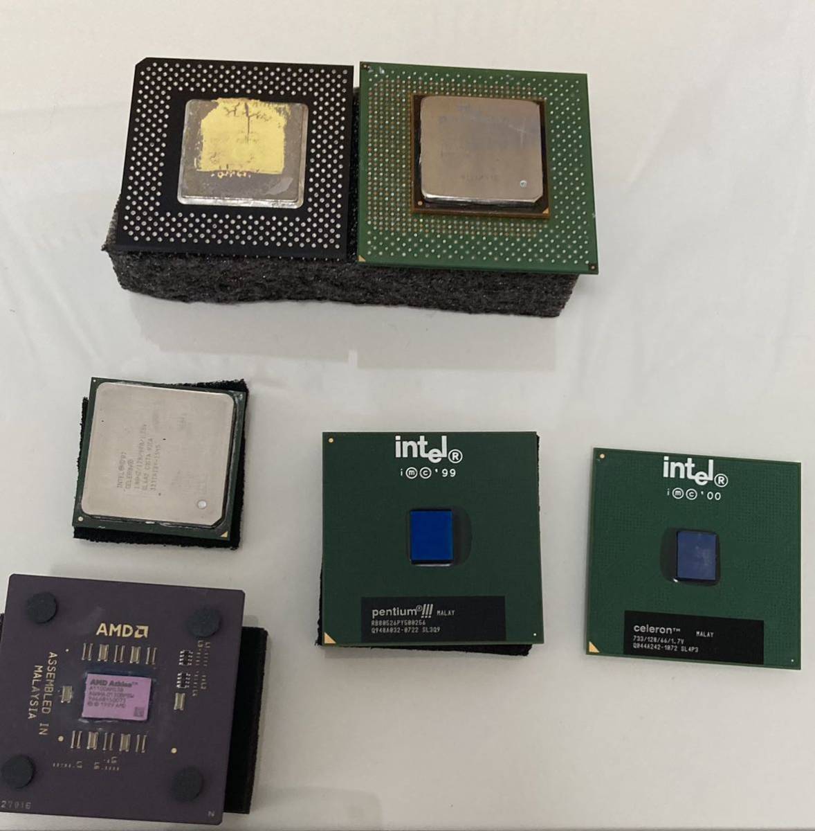 【全体的に状態が悪い】パソコンパーツジャンク品詰合せ CPU Intel インテル Celeron Pentium AMD Athlon ...