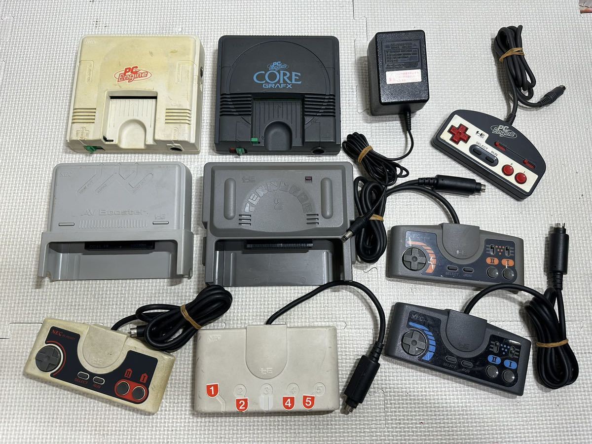 【傷や汚れあり】NEC PCEngine PCエンジン PI-AD2 /PI-T6001 /PI-T63 /HS66-6 /PI-TG3 /PI-TG001 その他コントローラー ★ 現状品の ...
