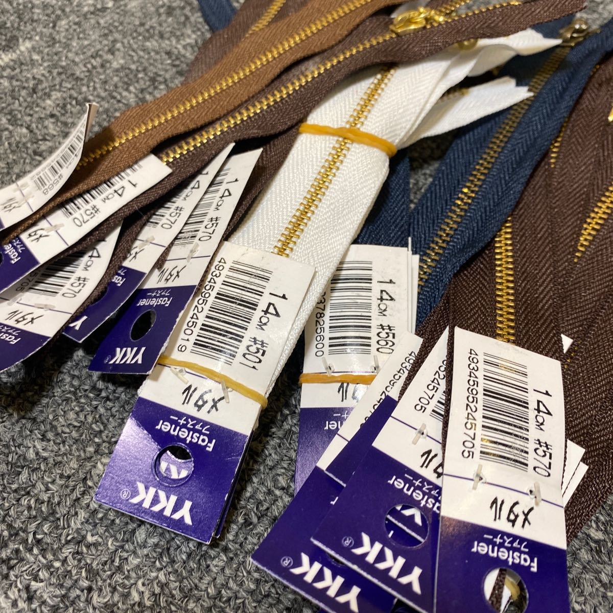 【未使用】25本 ykkファスナー 14cm 金具 パーツ ハンドメイドの落札情報詳細 - ヤフオク落札価格検索 オークフリー