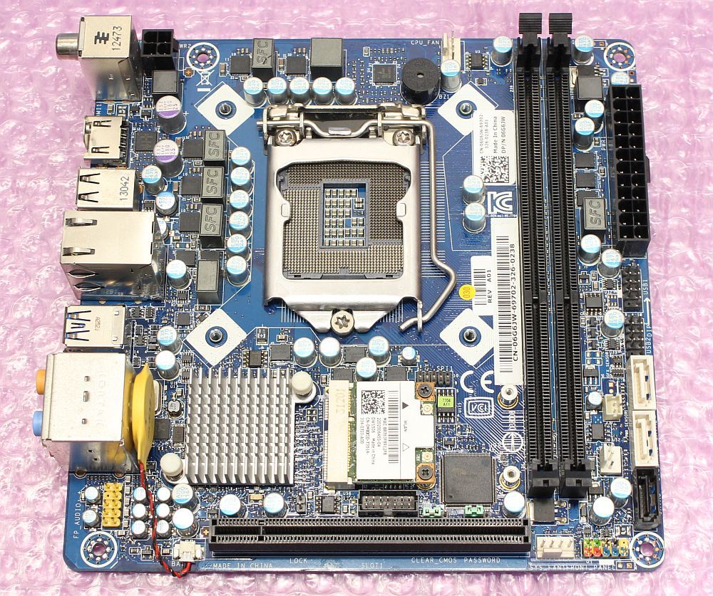 【目立った傷や汚れなし】Dell Alienware X51 マザー06G6JW ( Intel H61 /LGA1155 ) mini ...