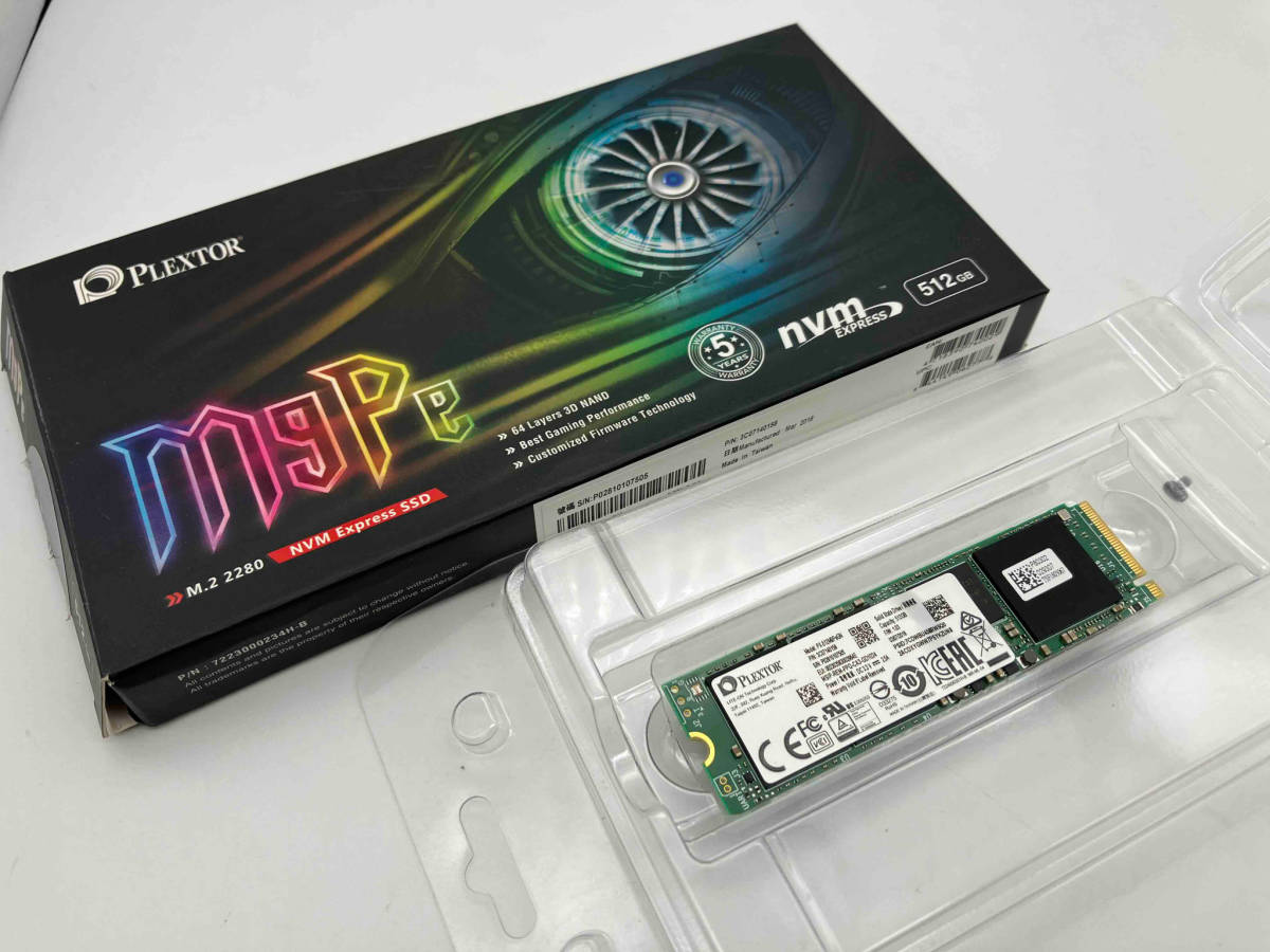 【全体的に状態が悪い】ジャンク 動作未確認 PLEXTOR m9Pe NVM Express SSD 512GB PX-512M9PeGNの落札情報詳細 - ヤフオク落札価格検索 オークフリー