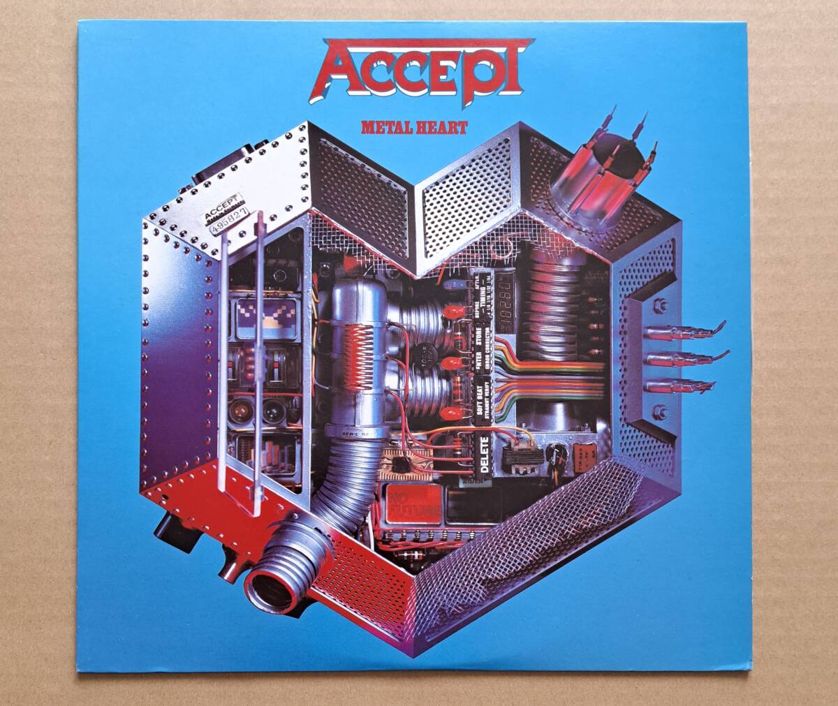 【やや傷や汚れあり】国内盤LP アクセプト『メタル・ハート』28・3P596 CBS EPIC・ソニー 1985年 Accept ...