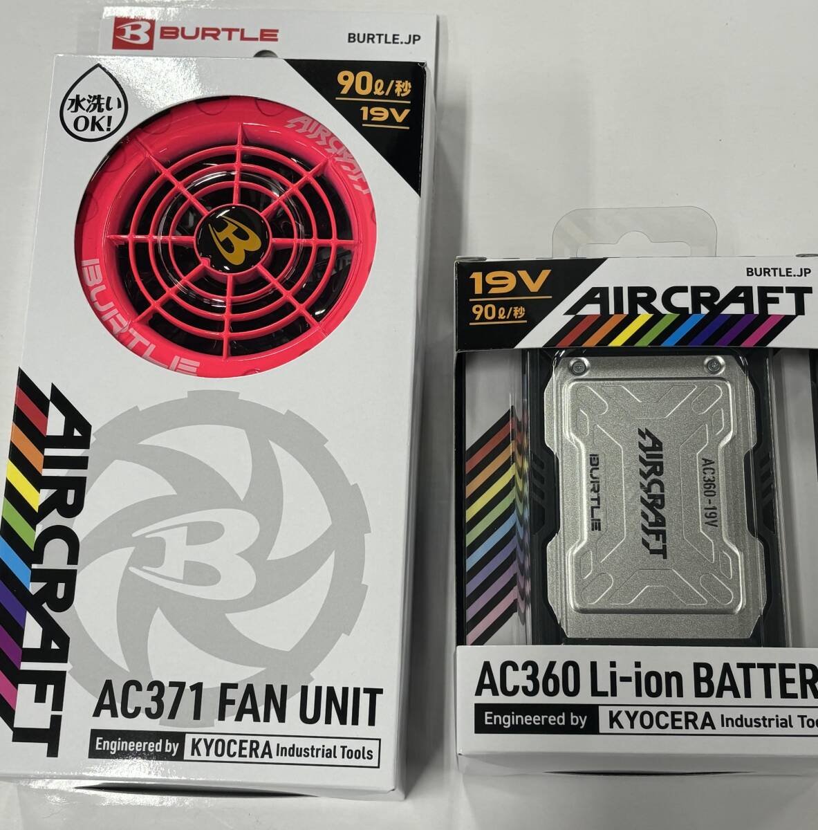 【未使用】54S 【未使用品】BURTLE AIRCRAFT 空調服用 AC360 Li-ion BATTERY,AC371 FUN UNITセットの落札情報詳細 - Yahoo!オークション ...