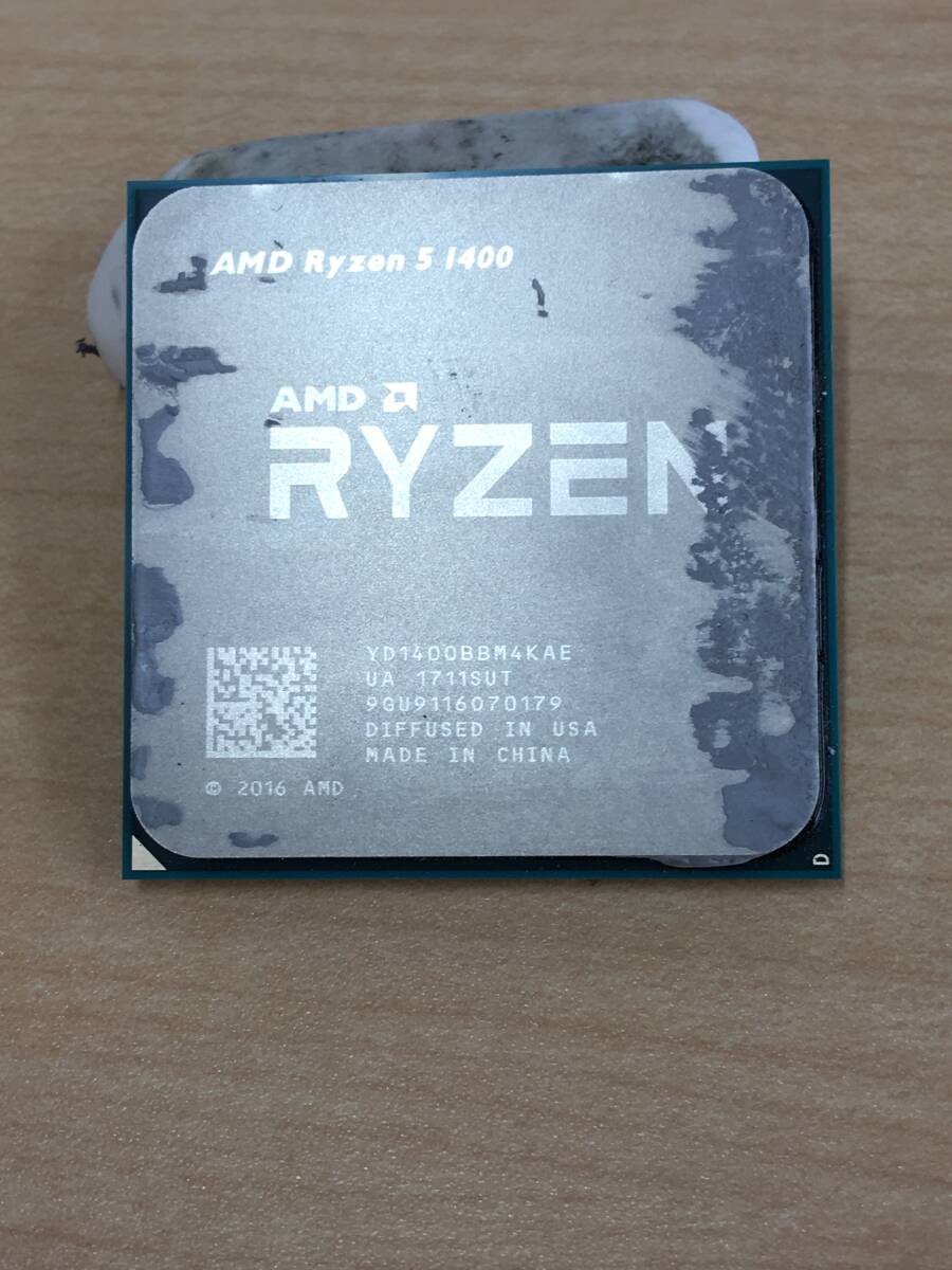 【傷や汚れあり】B2704)AMD Ryzen 5 1400 YD1400BBM4KAE ソケットAM4 3.20GHz 中古動作品の落札情報詳細 - ヤフオク落札価格検索 オークフリー
