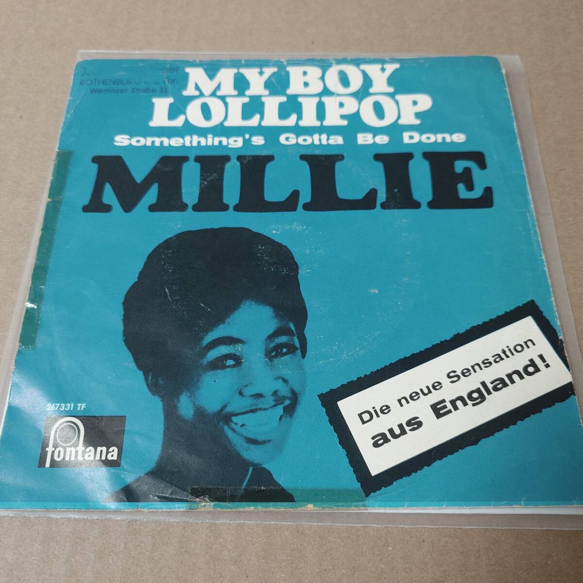 【未使用】MILLIE／MY BOY LOLLIPOP 7インチの落札情報詳細 - ヤフオク落札価格検索 オークフリー