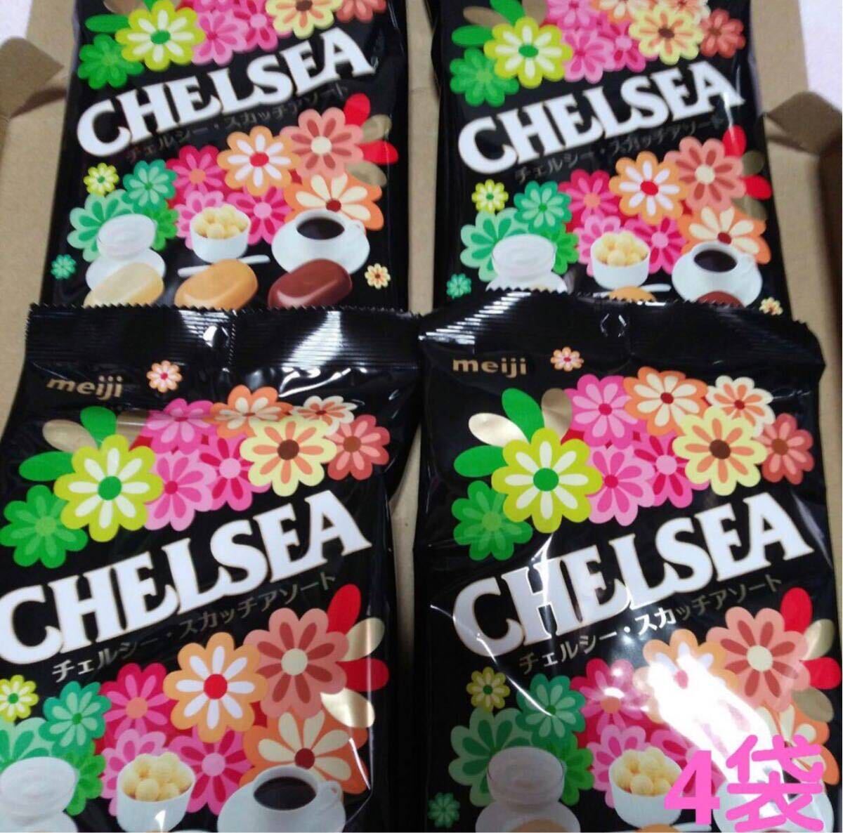 【未使用】【4袋セット】明治 チェルシー飴 まとめ売り チェルシー アソート 93g×4 バタースカッチ ヨーグルトスカッチ コーヒースカッチの落札情報詳細 - ヤフオク落札価格検索 オークフリー