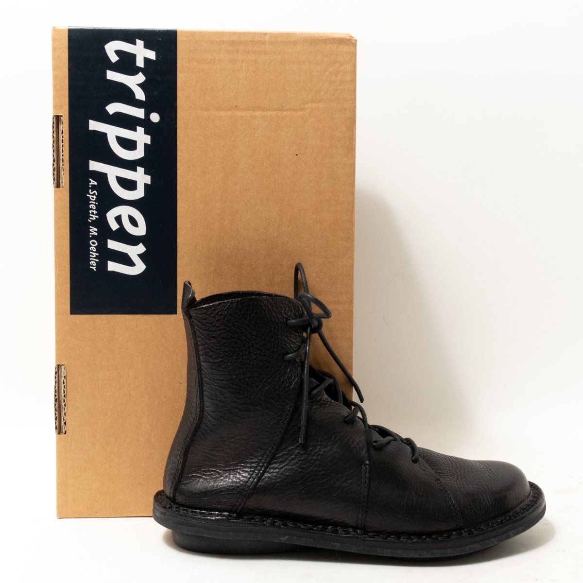 【中古】 トリッペン trippen ハーフェル 41 ブラック RA2098の落札情報詳細 - ヤフオク落札価格検索 オークフリー